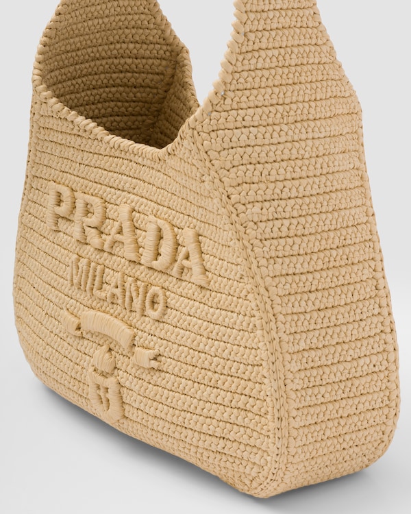 Natural Crochet Tote Bag | PRADA