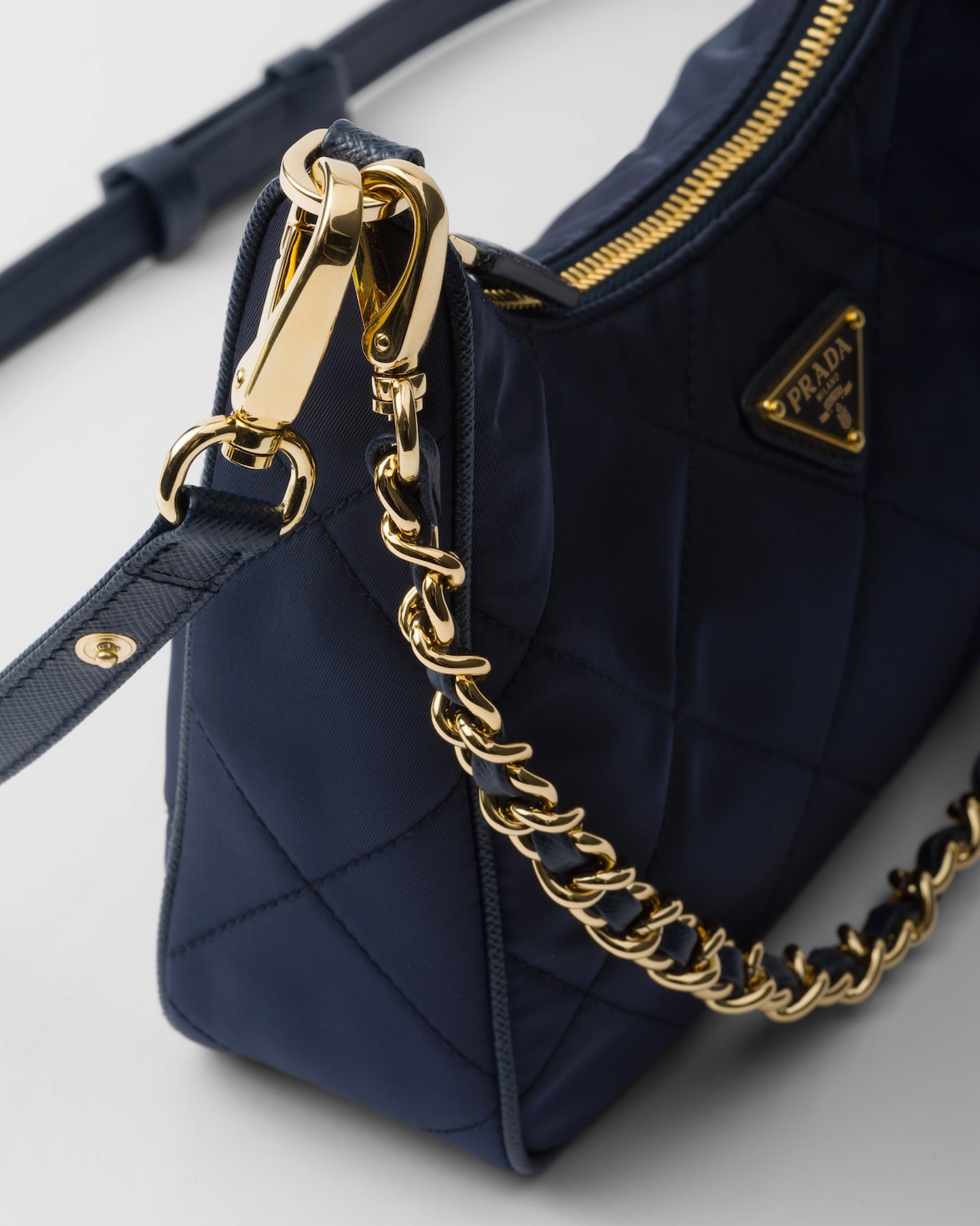 Navy Prada Re-edition 1995 Chaîne Re-nylon Mini-bag | PRADA