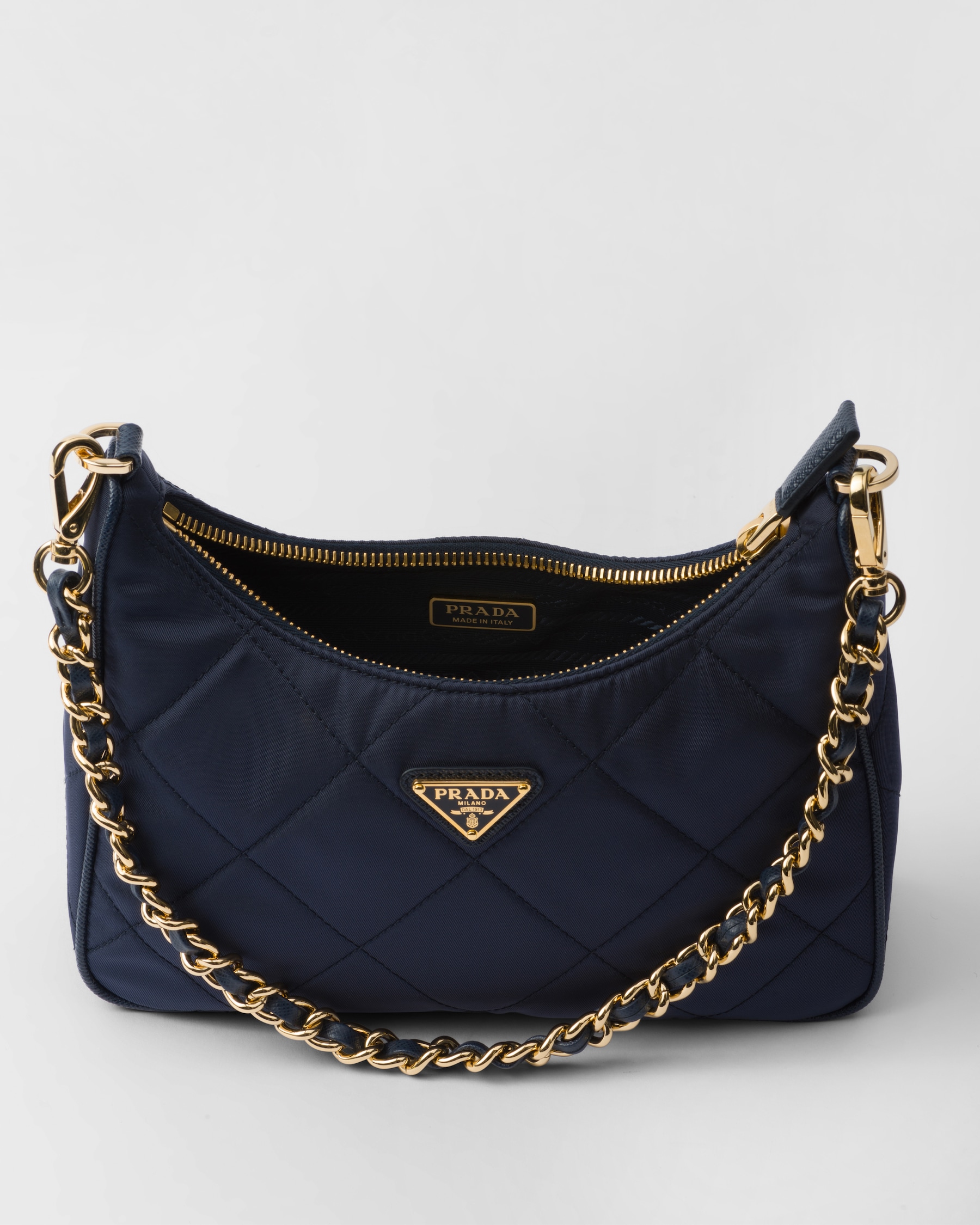 Navy Prada Re-edition 1995 Chaîne Re-nylon Mini-bag | PRADA