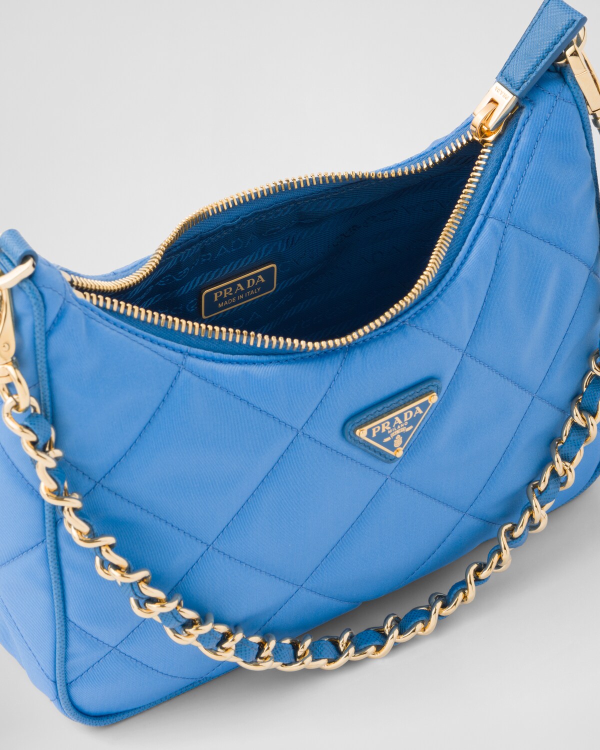 Periwinkle Blue Prada Re-edition 1995 Chaîne Re-nylon Mini-bag | PRADA