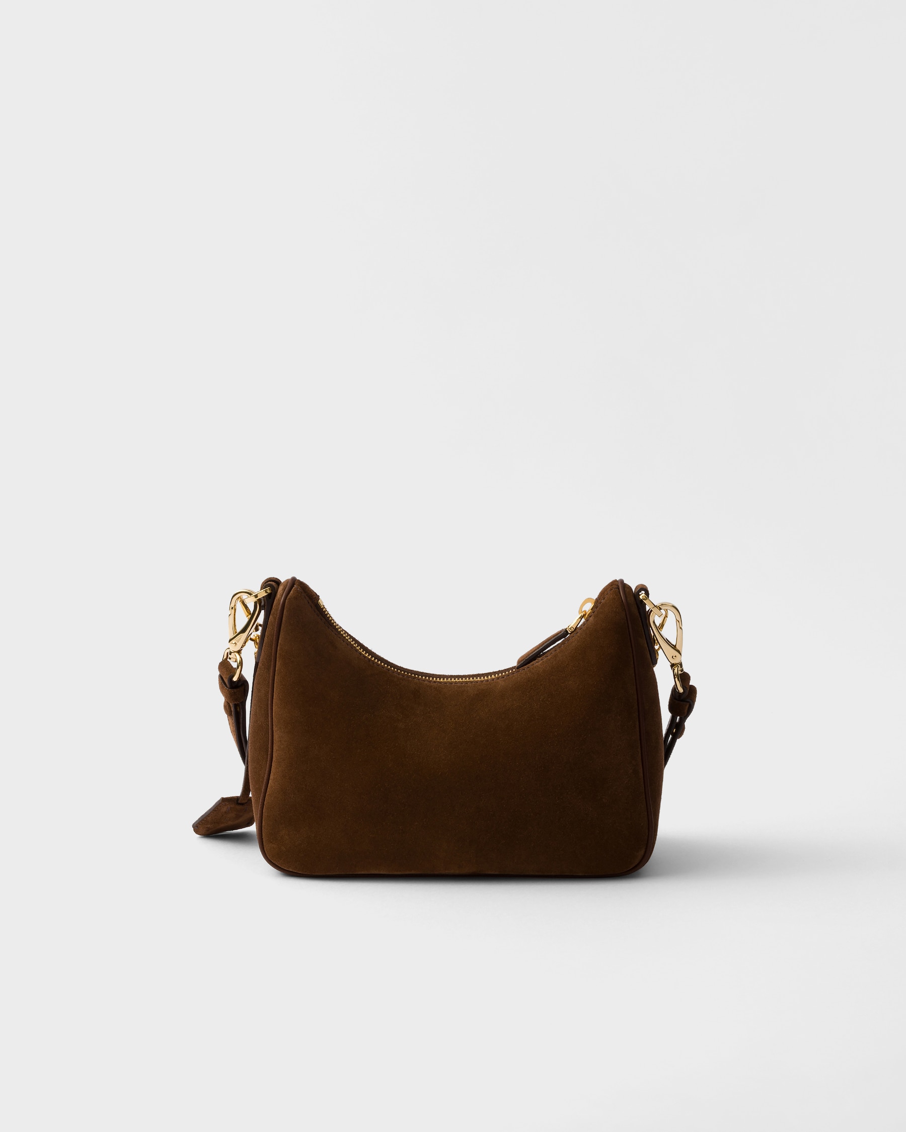Cocoa Brown Prada Re-edition Suede Mini-bag | PRADA