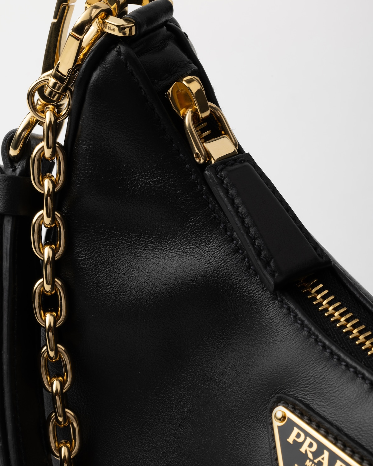 Black Prada Re-edition Leather Mini-bag | PRADA