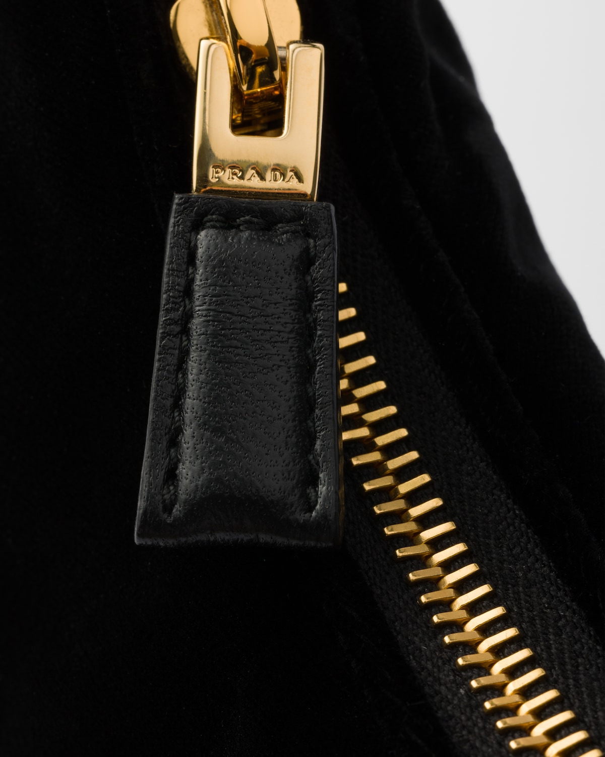 Black Prada Re-edition Velvet Mini-bag | PRADA