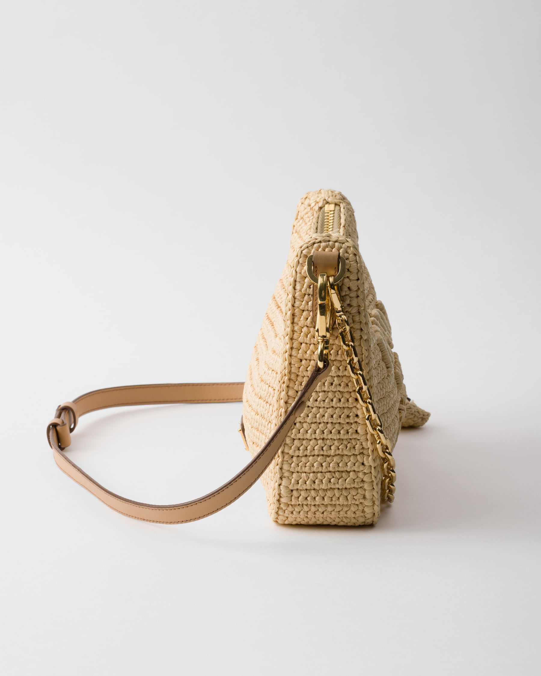 Natural Prada Re-edition Crochet Mini-bag | PRADA