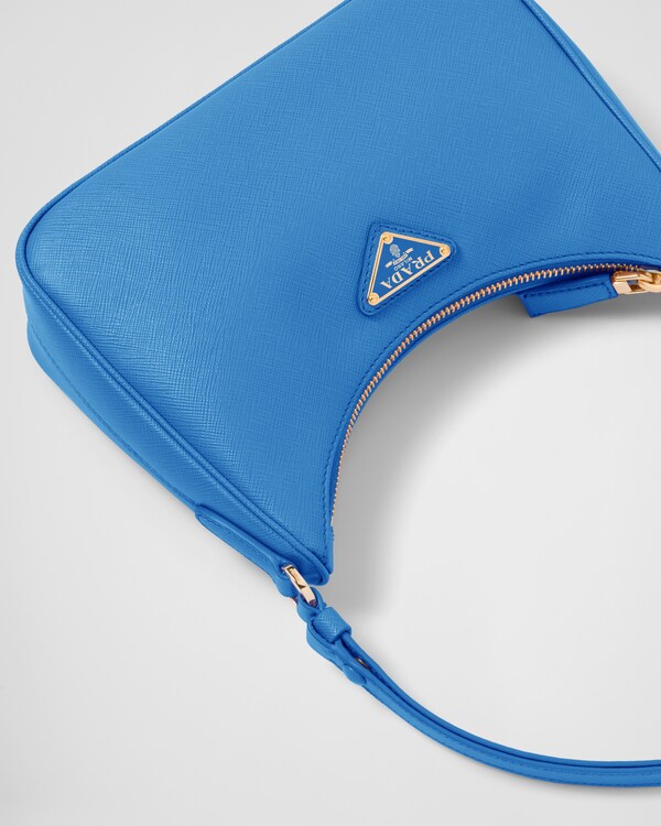 Wave Prada Re-edition Saffiano Leather Mini Bag | PRADA