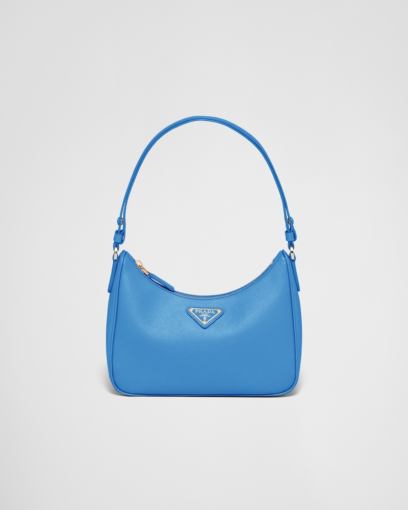 Wave Prada Re-edition Saffiano Leather Mini Bag | PRADA
