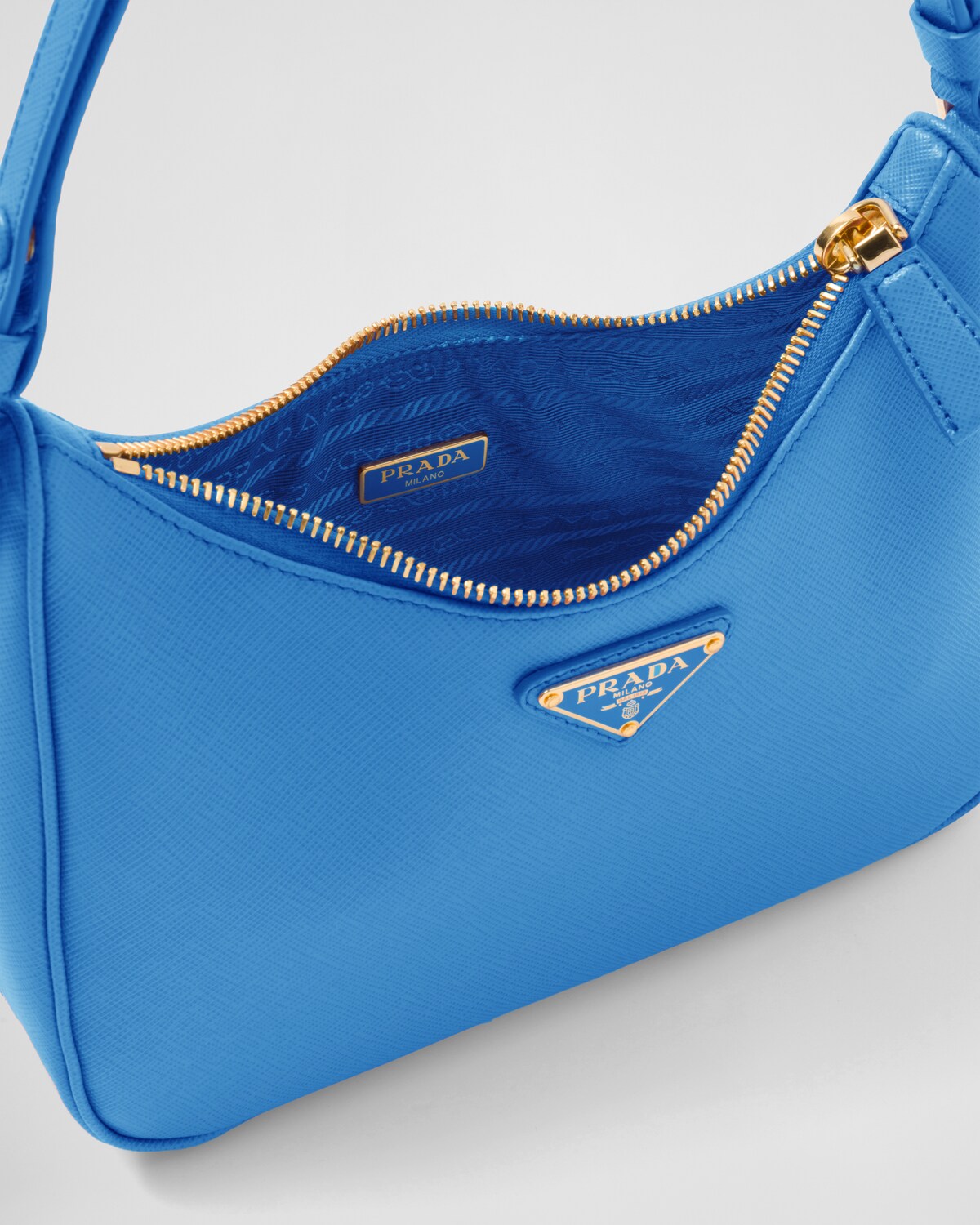 Wave Prada Re-edition Saffiano Leather Mini Bag | PRADA