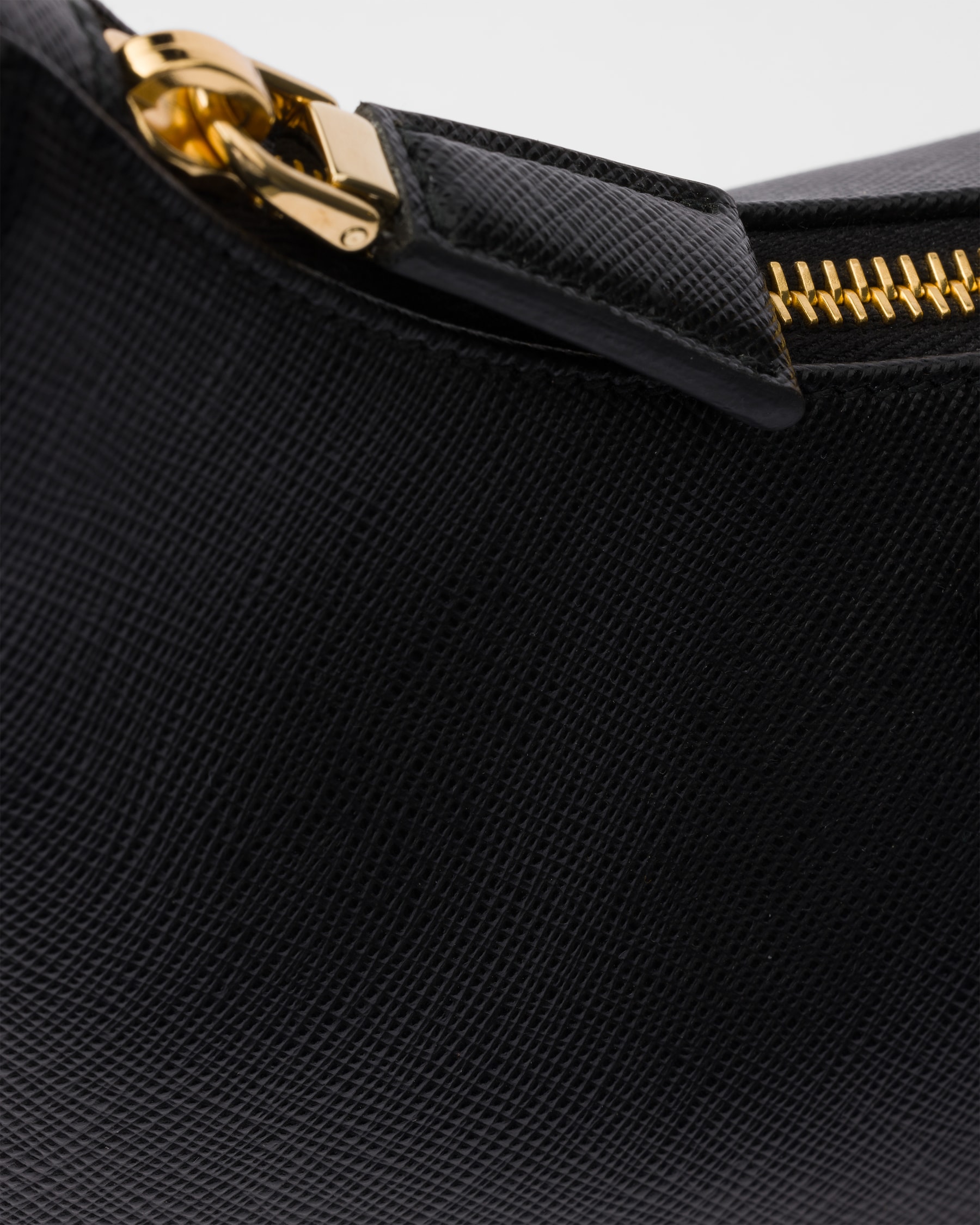 Black Prada Re-edition Saffiano Leather Mini Bag | PRADA