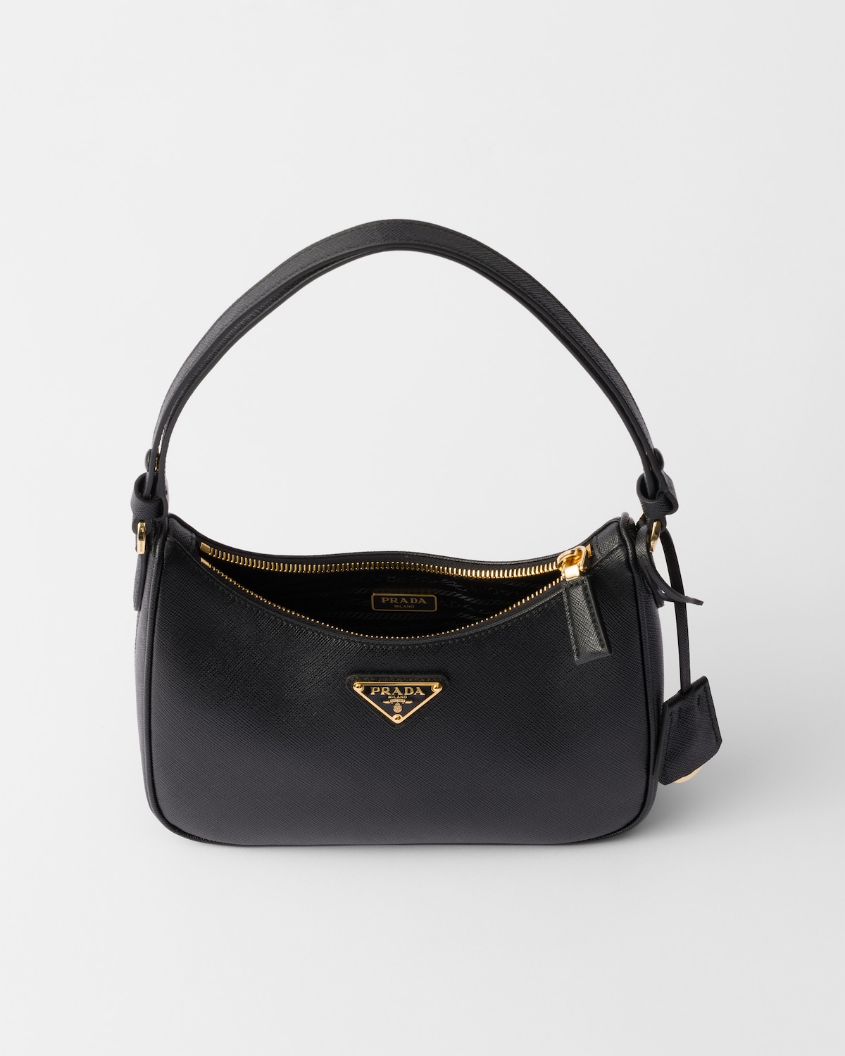 Black Prada Re Edition Saffiano Leather Mini Bag Prada