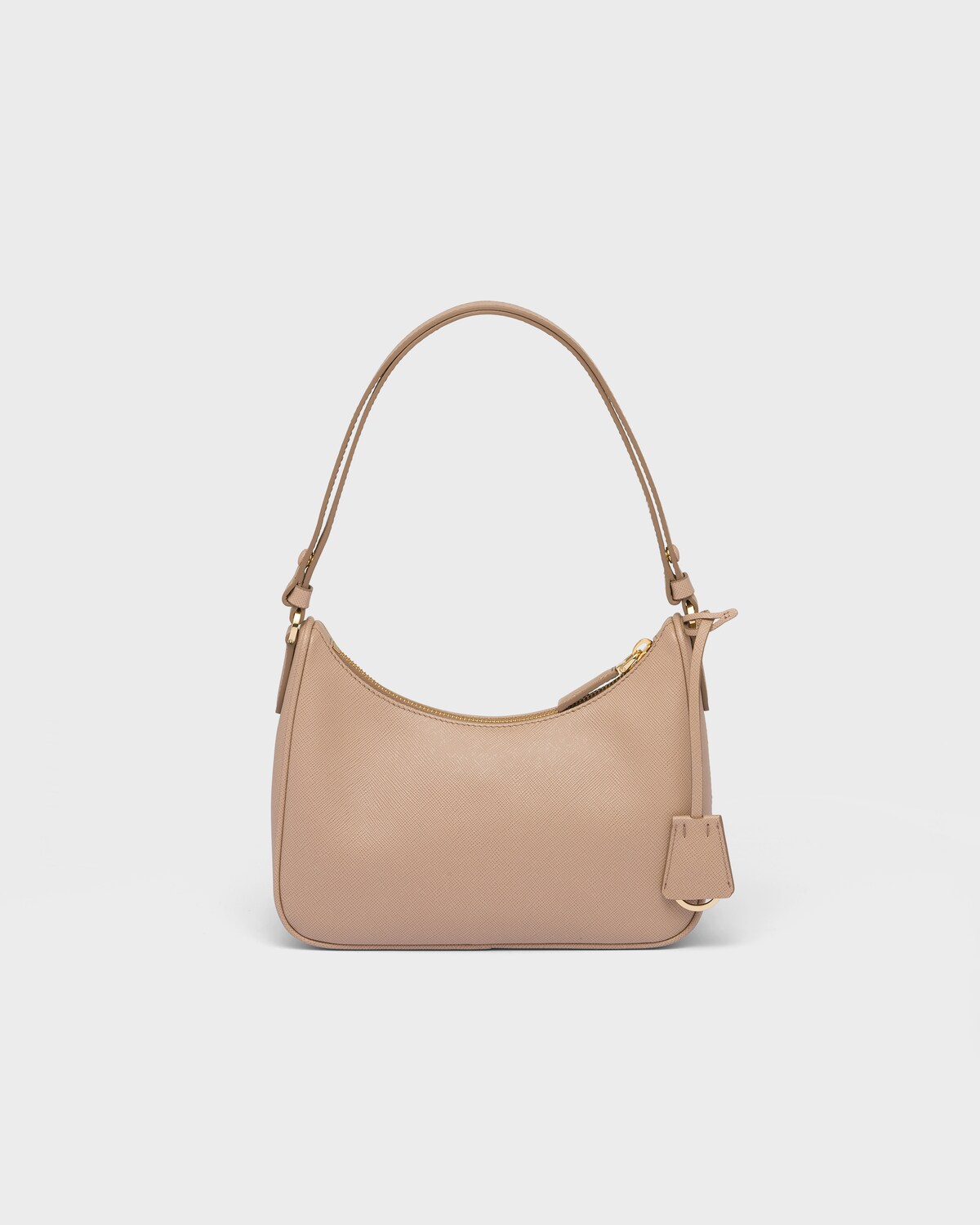 Cameo Beige Prada Re-edition Saffiano Leather Mini Bag | PRADA