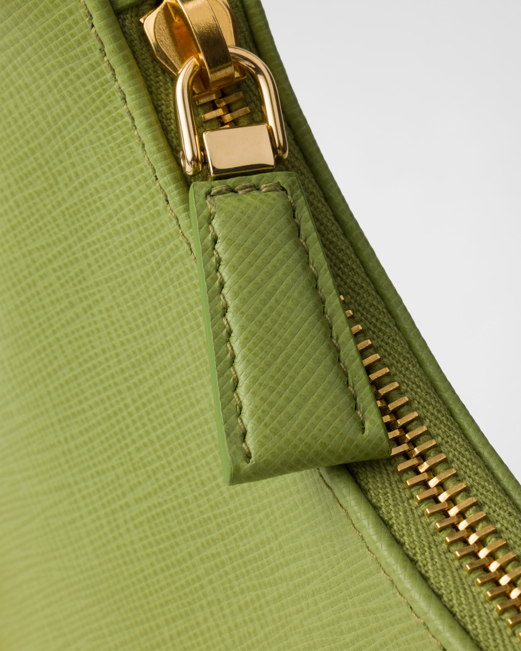 Lawn Green Prada Re-edition Saffiano Leather Mini-bag | PRADA