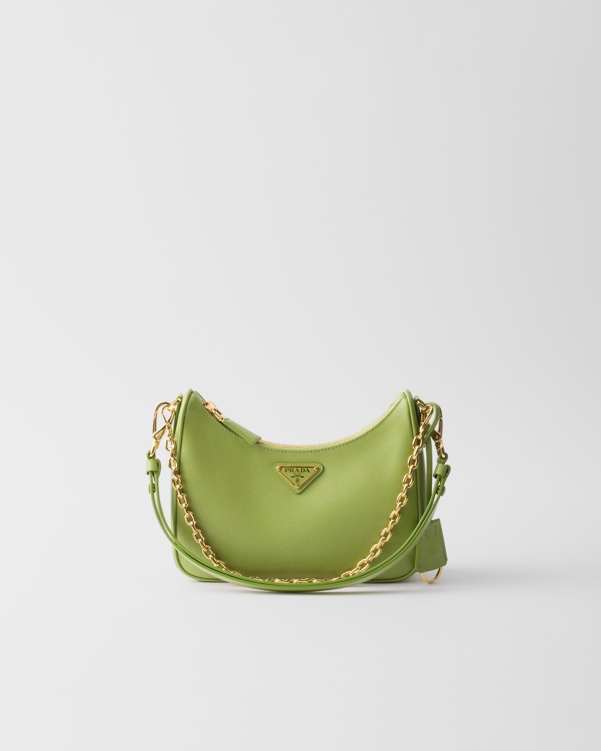 Lawn Green Prada Re-edition Saffiano Leather Mini-bag | PRADA