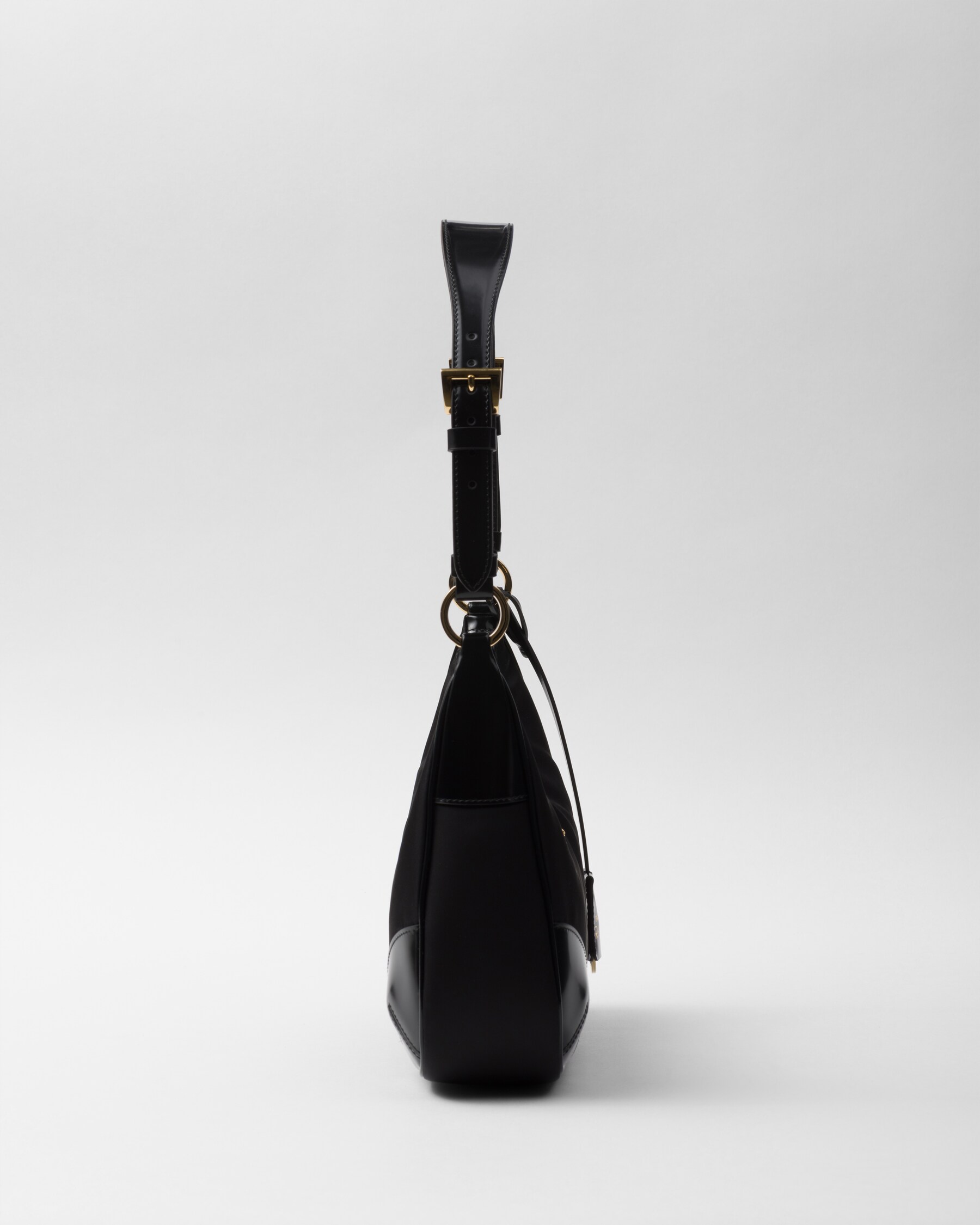 Black Prada Re-edition 2002 Re-nylon And Brushed Leather Shoulder Bag ...