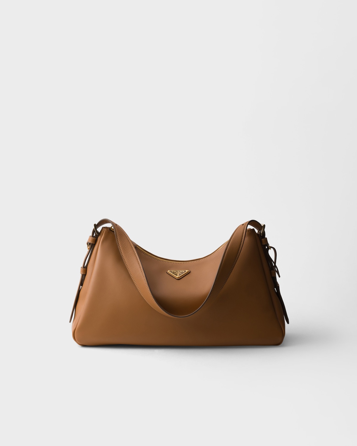 Grand Sac Porté éPaule En Cuir Prada Aimée Caramel | PRADA