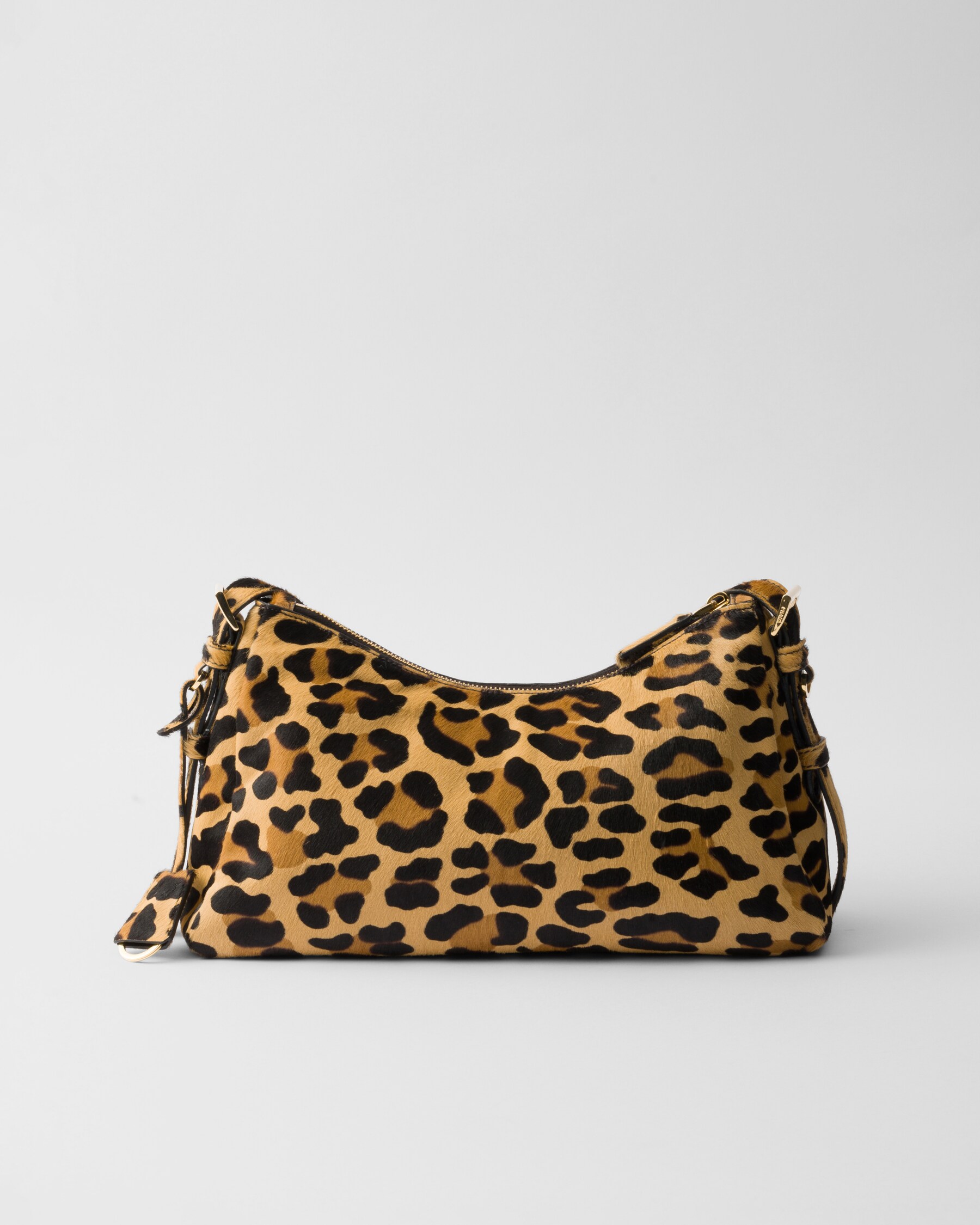 Honey Prada Aimèe Medium Printed Leather Shoulder Bag | PRADA