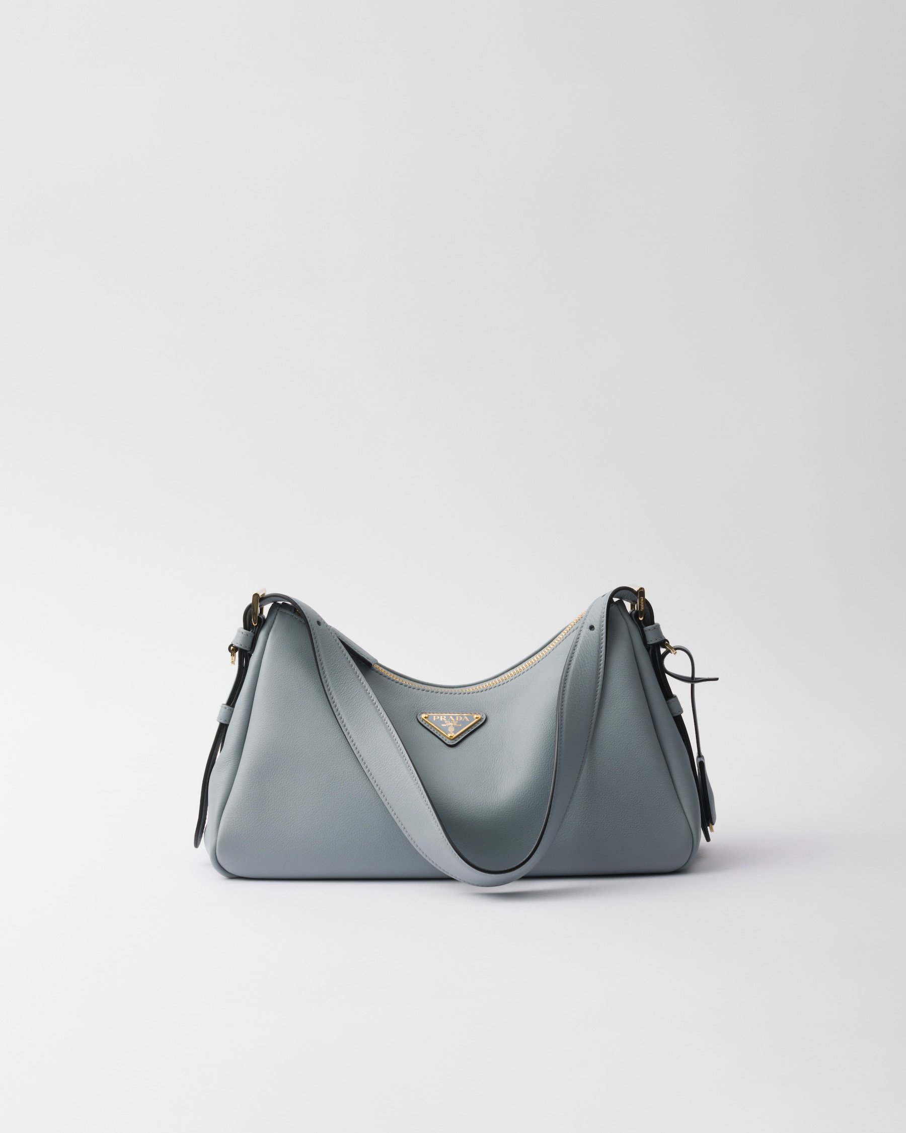 Opaline Prada Aimée Medium Leather Shoulder Bag | PRADA - United States
