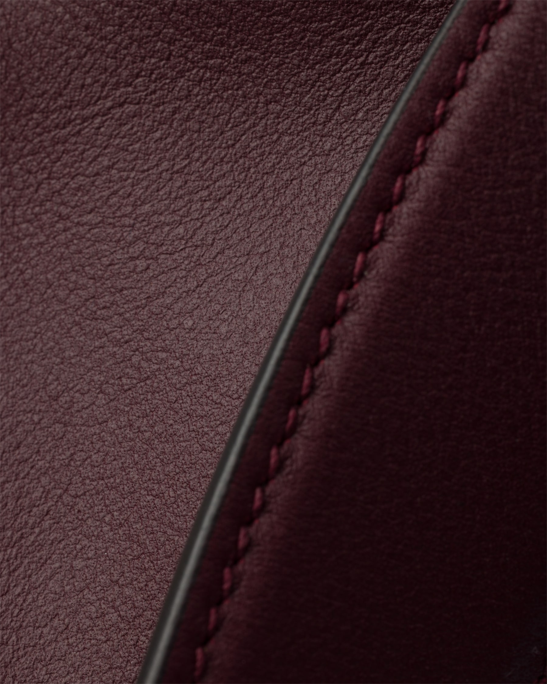 Burgundy Prada Aimée Medium Leather Shoulder Bag | PRADA - United States