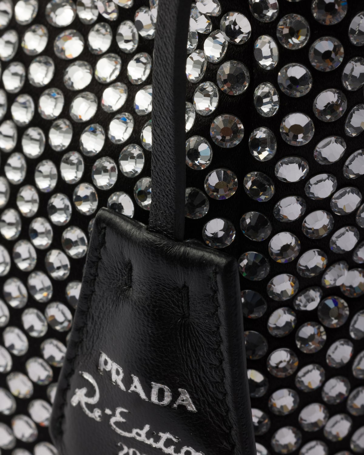 Crystal Satin Mini-bag With Crystals | PRADA