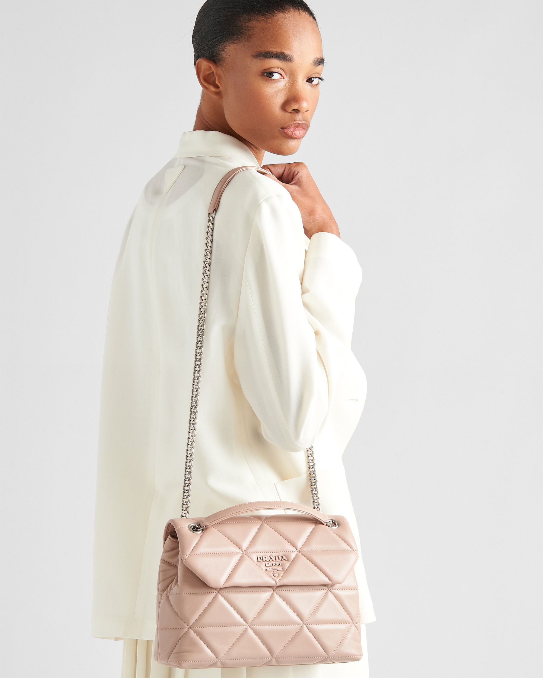 Powder Large Prada Spectrum Nappa Leather Bag | PRADA