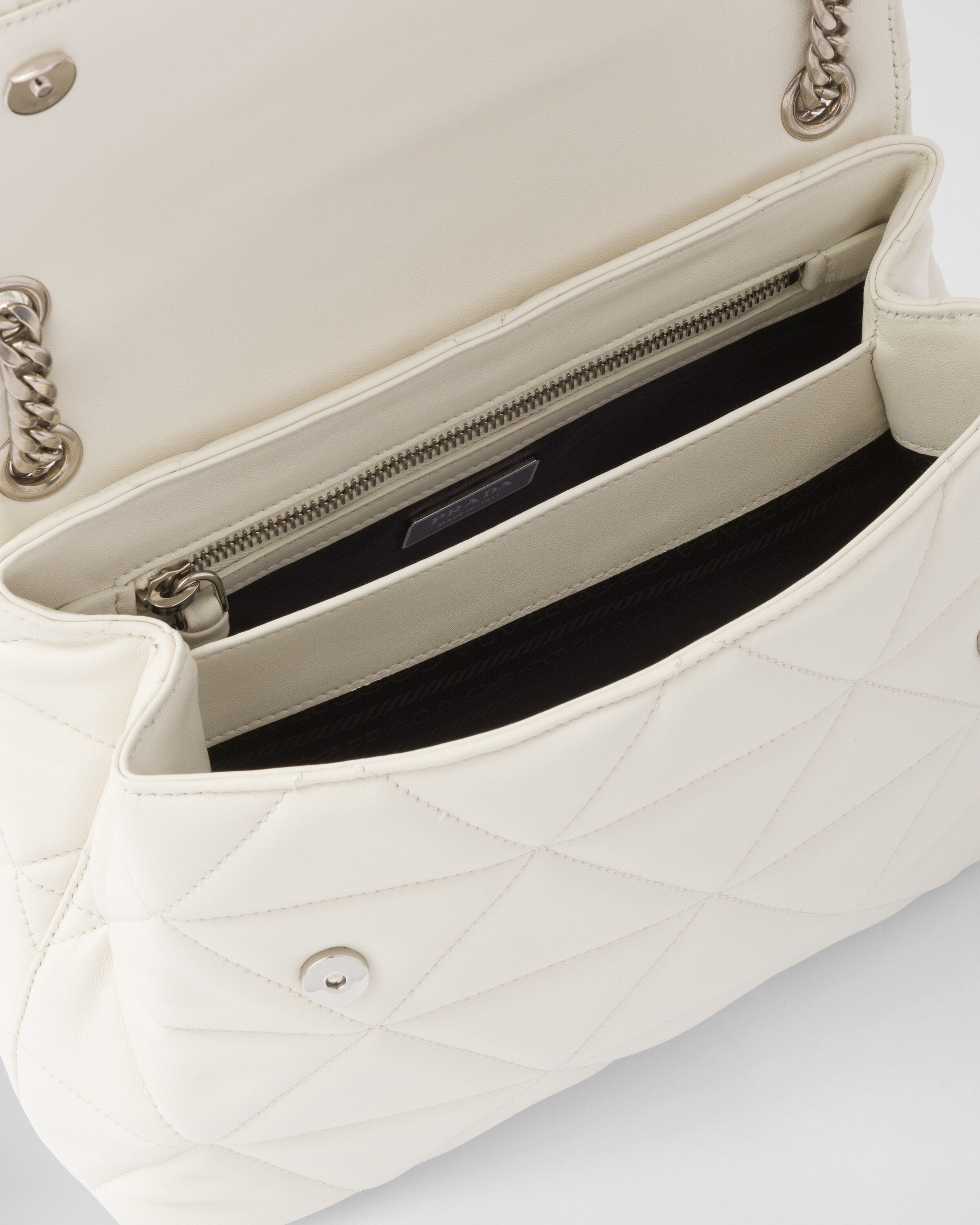 White Large Prada Spectrum nappa leather bag | Prada