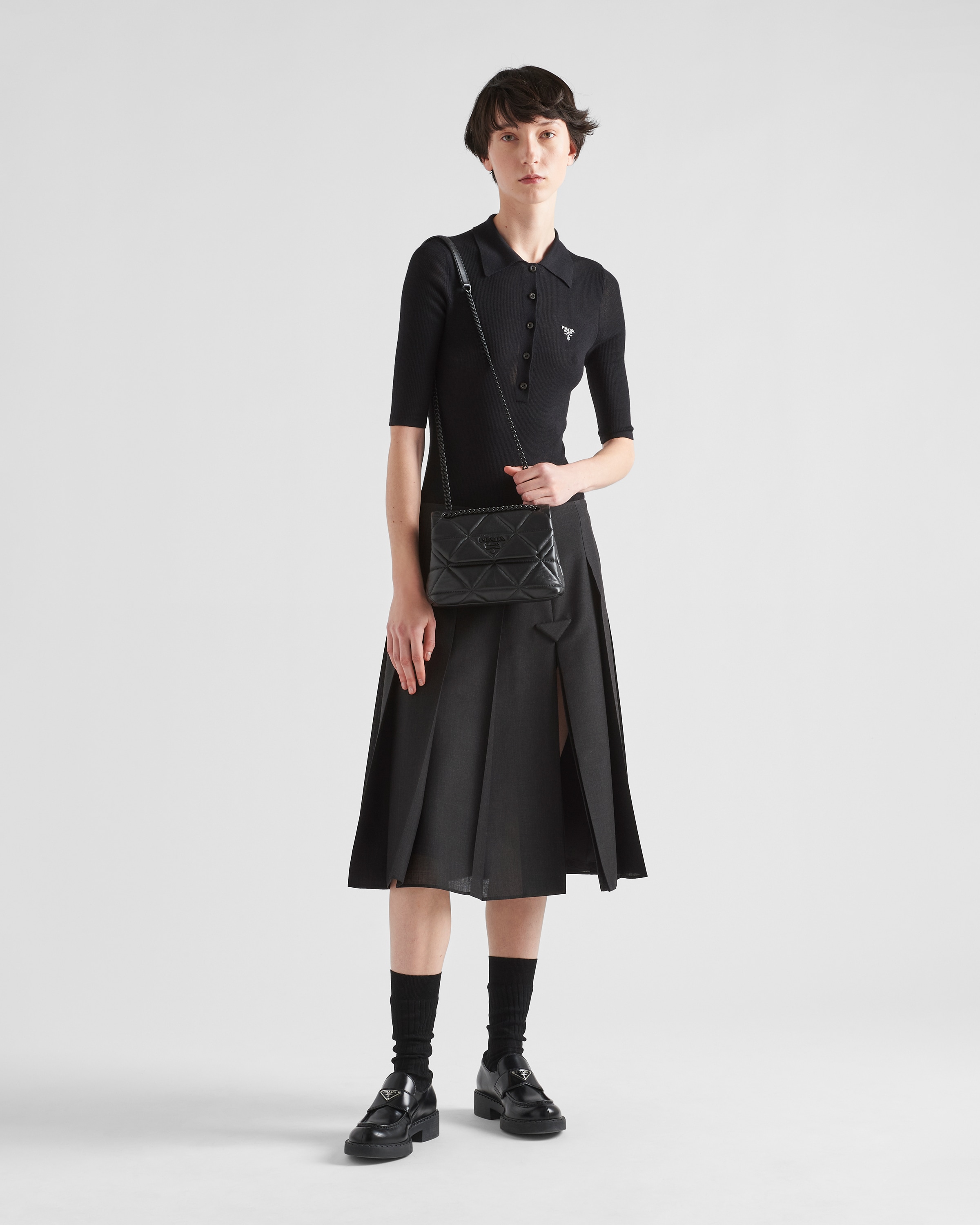 Black Small Nappa Leather Prada Spectrum Bag | Prada