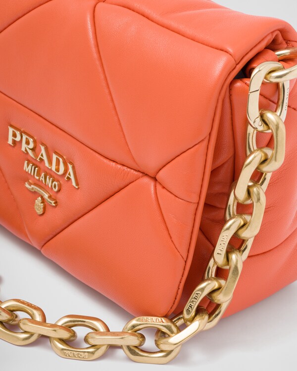 Bandolera Prada System De Patchwork De Napa Naranja | PRADA