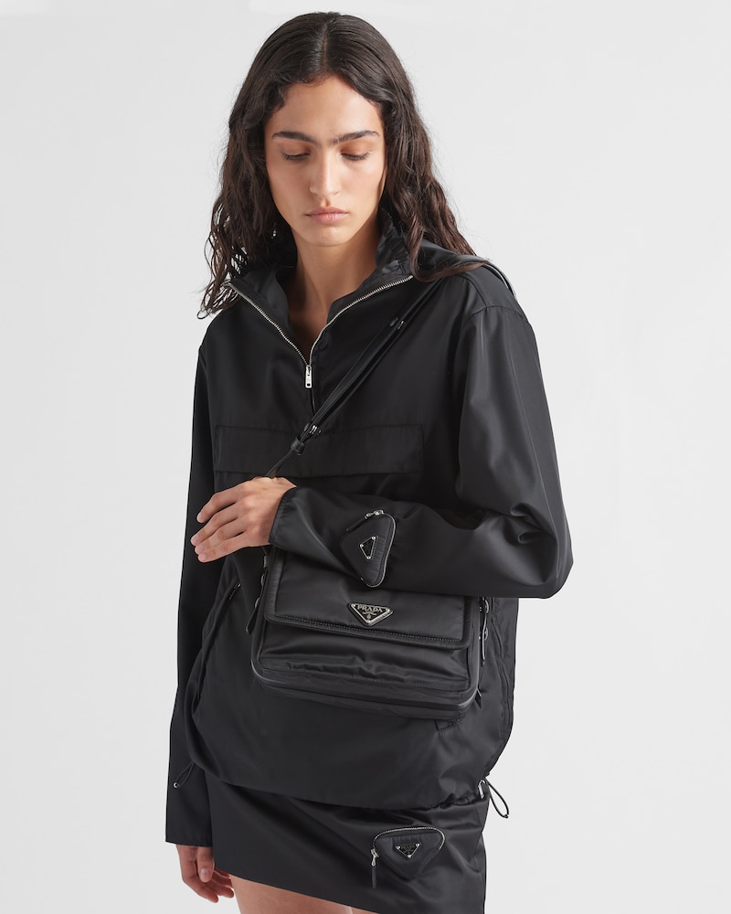 Black Small Padded Re-nylon Shoulder Bag | PRADA