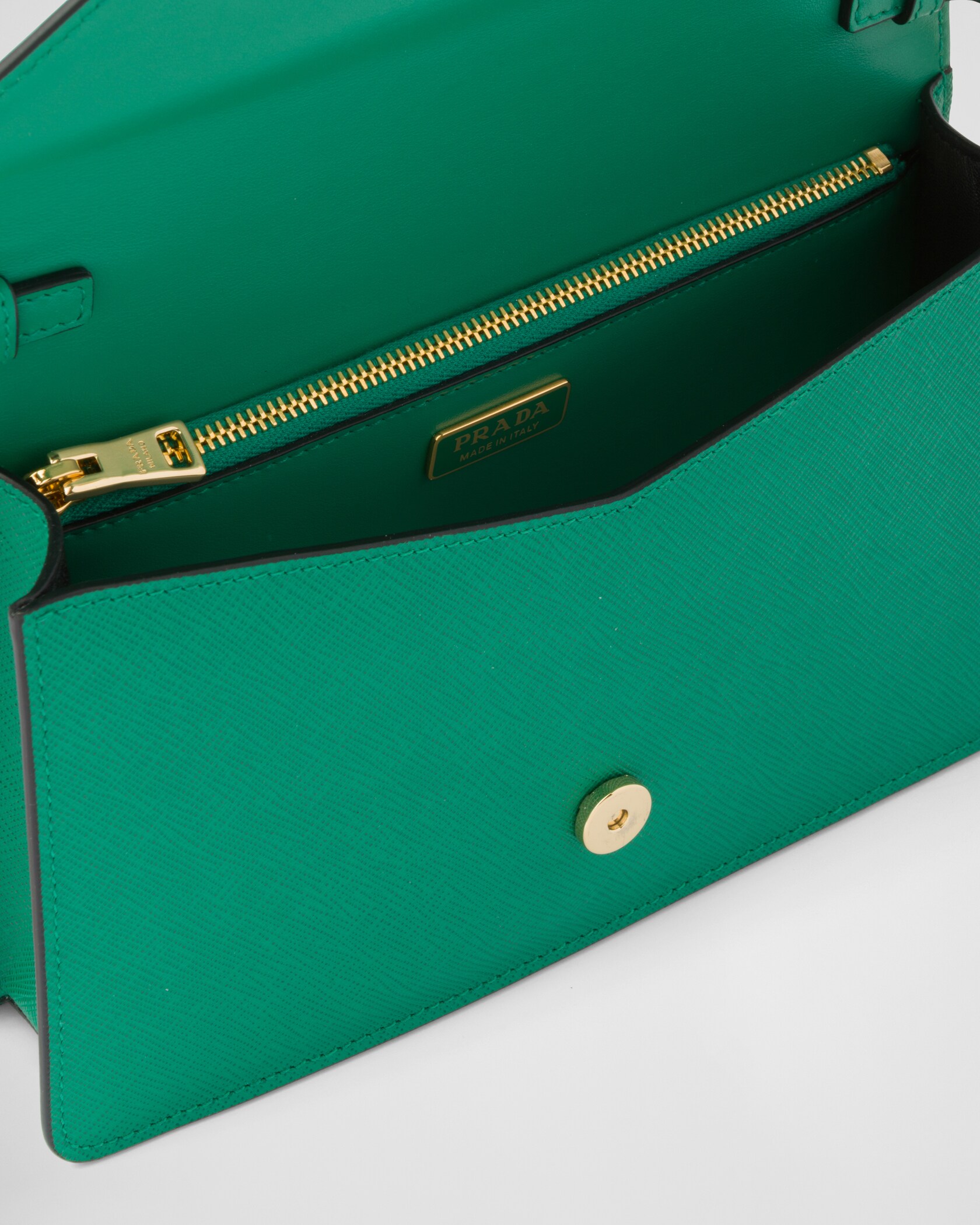 Mango Saffiano Leather Shoulder Bag | PRADA