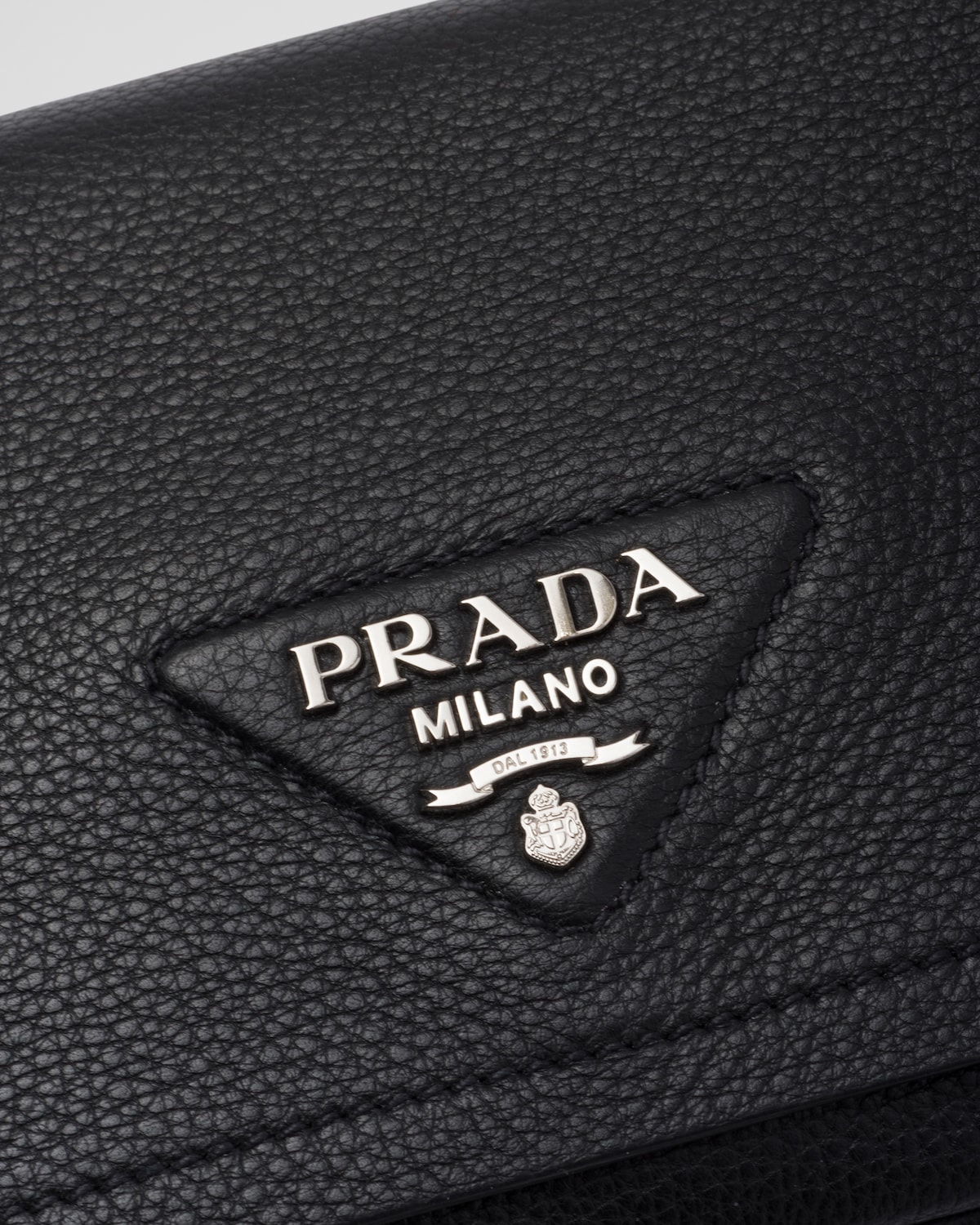 Black Leather Shoulder Bag | PRADA