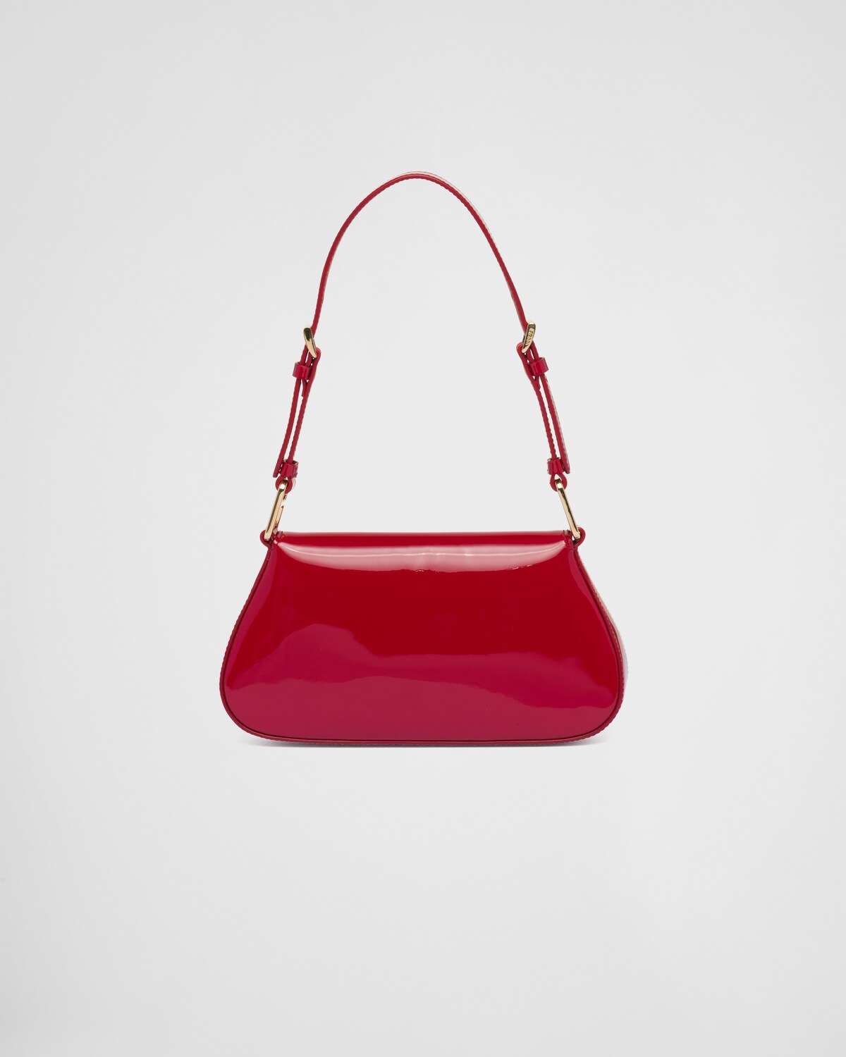 Cherry Red Patent Leather Shoulder Bag | PRADA