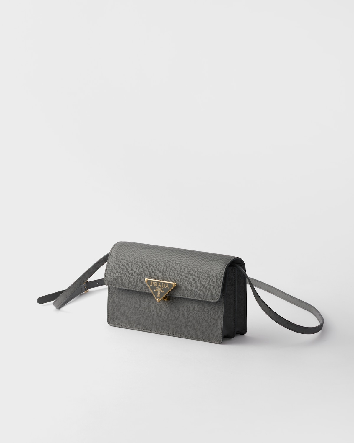 Slate Gray Saffiano Leather Mini-bag | PRADA