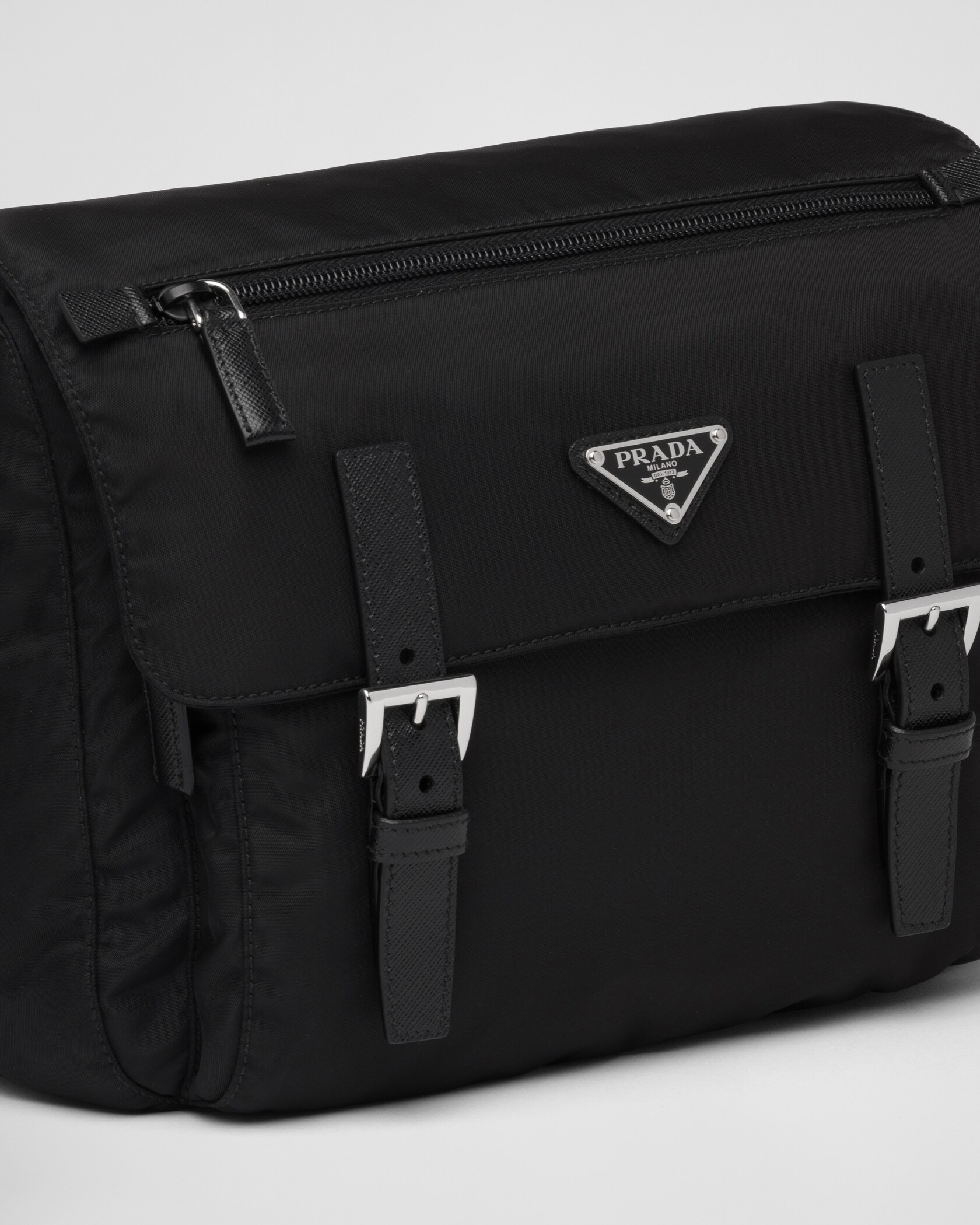 Black Re-nylon Shoulder Bag | PRADA