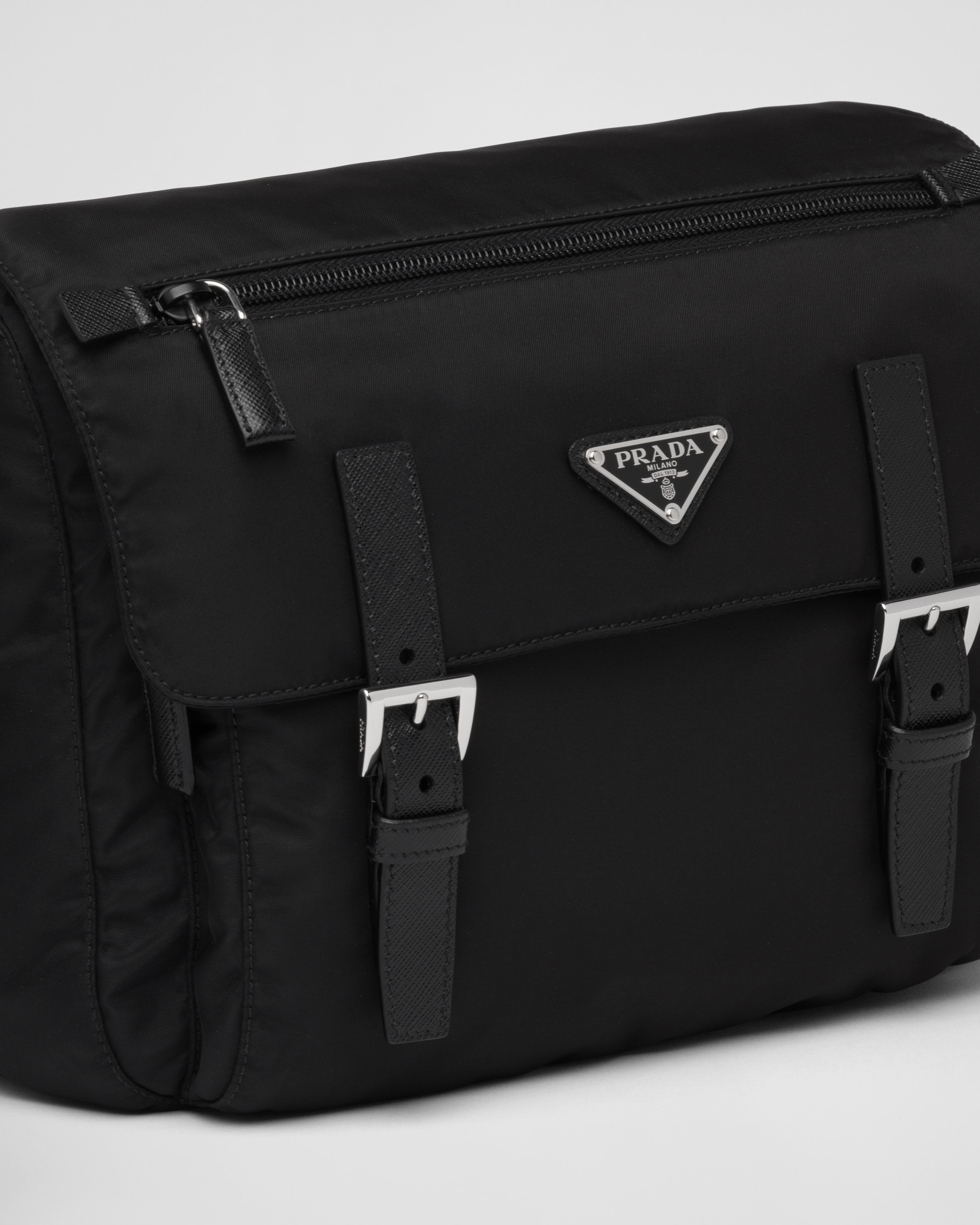 Black Re-nylon Shoulder Bag | PRADA