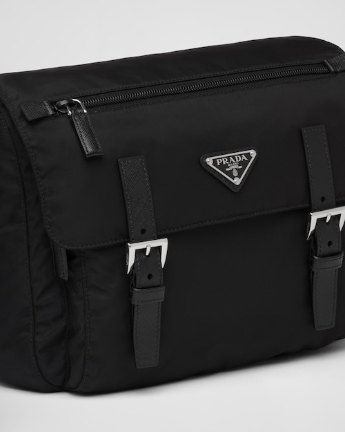 Black Re-Nylon shoulder bag | Prada