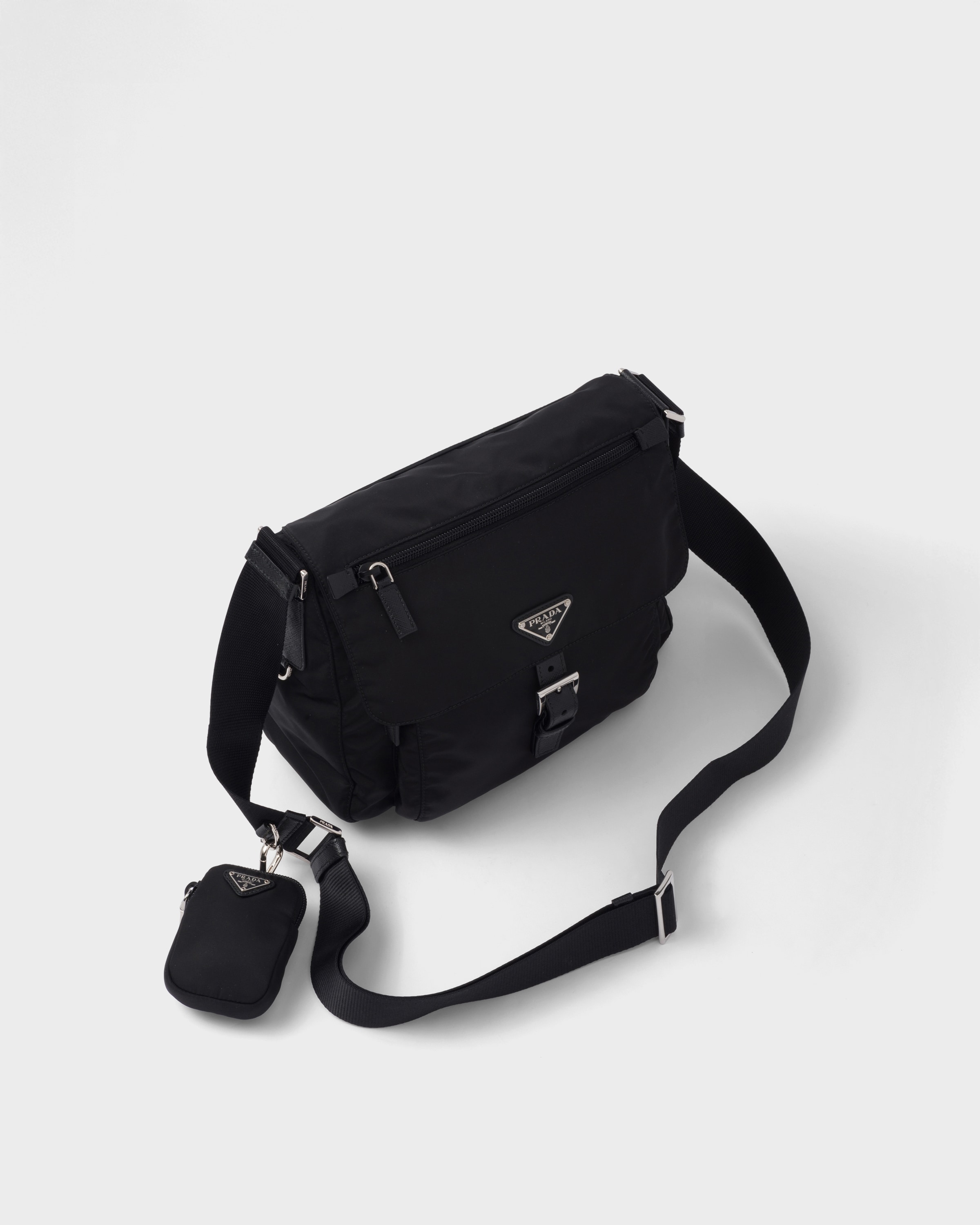 Bandolera De Re-nylon Negro | PRADA