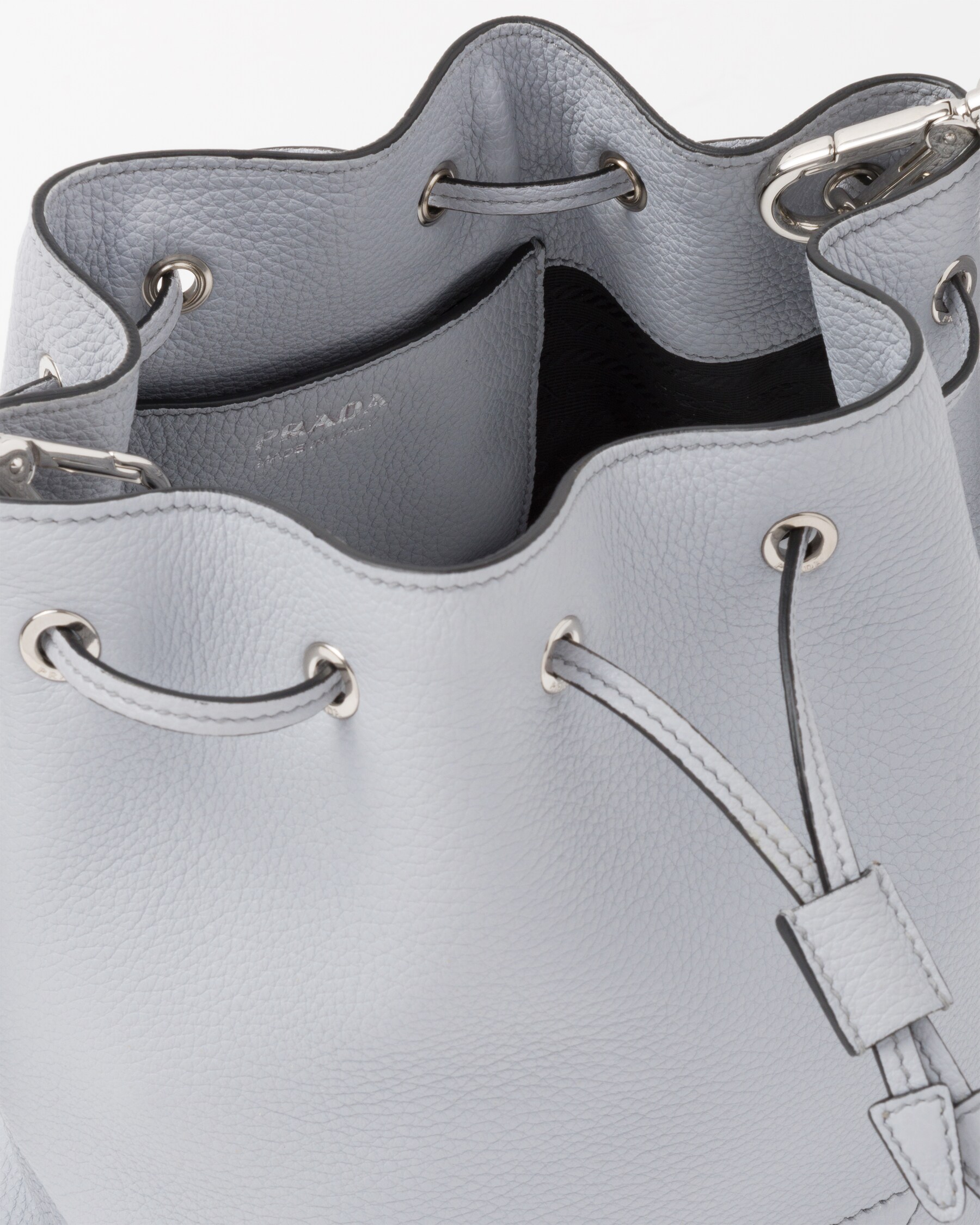 Cornflower Leather Bucket Bag | PRADA