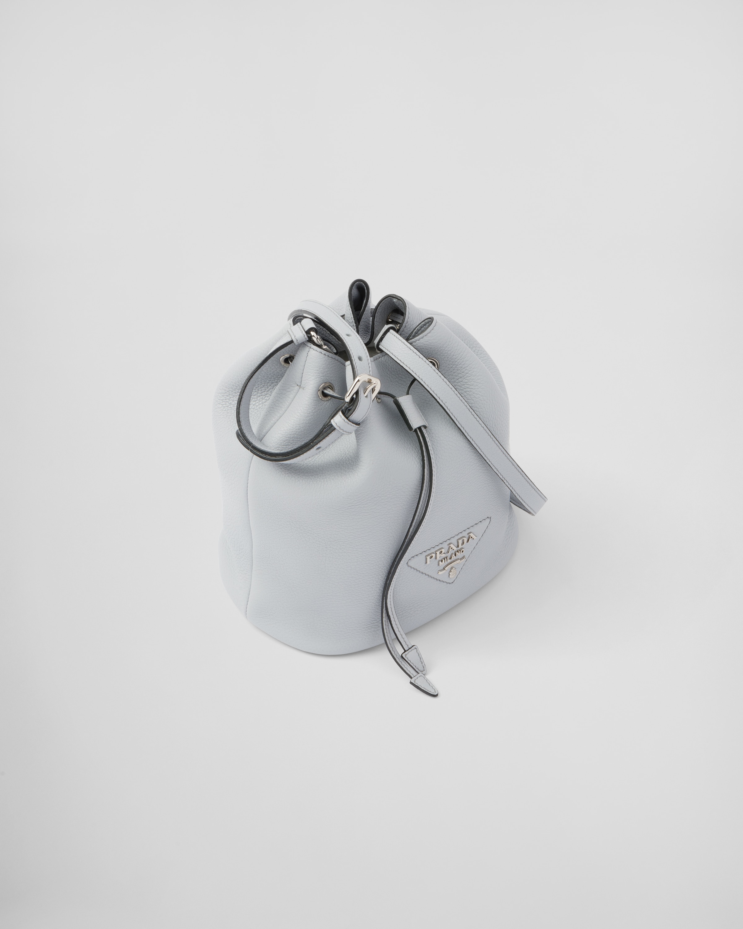 Cornflower Leather Bucket Bag | PRADA