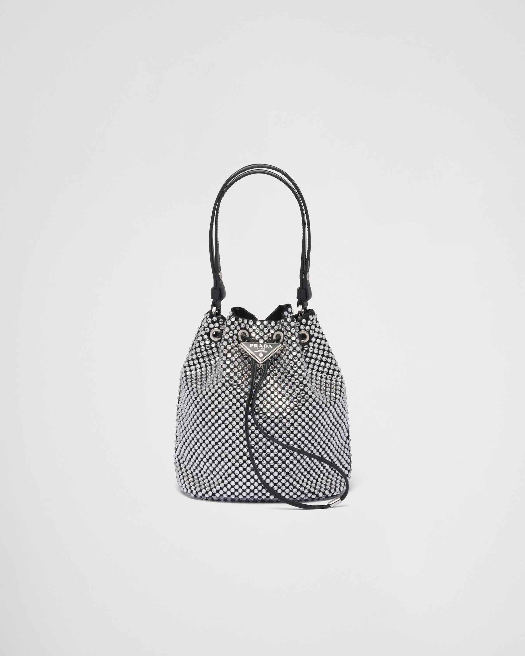 Crystal Satin Mini-bag With Crystals | PRADA