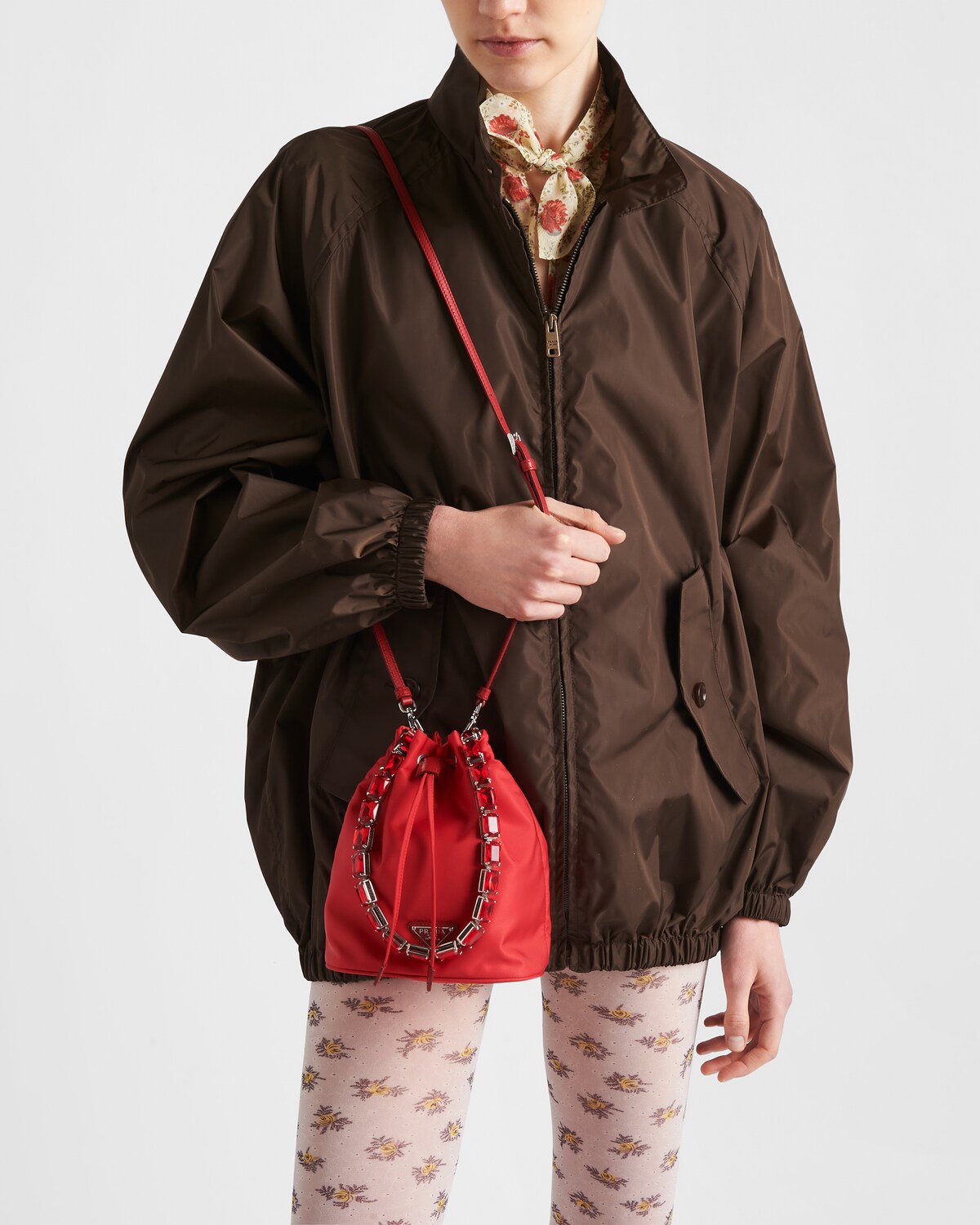 Red Re-nylon Mini-bag | PRADA