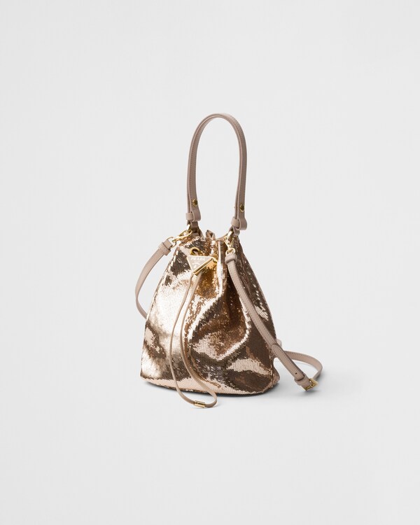 Cameo Sequined Re-nylon Mini-bag | PRADA