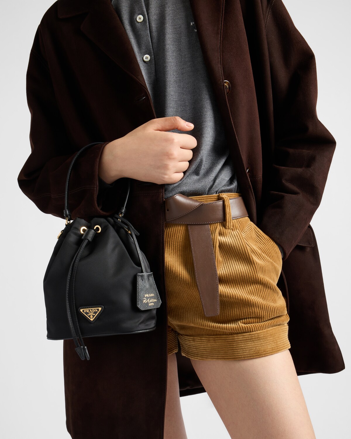 Black Prada Re-edition 1978 Re-nylon Mini-bag | PRADA