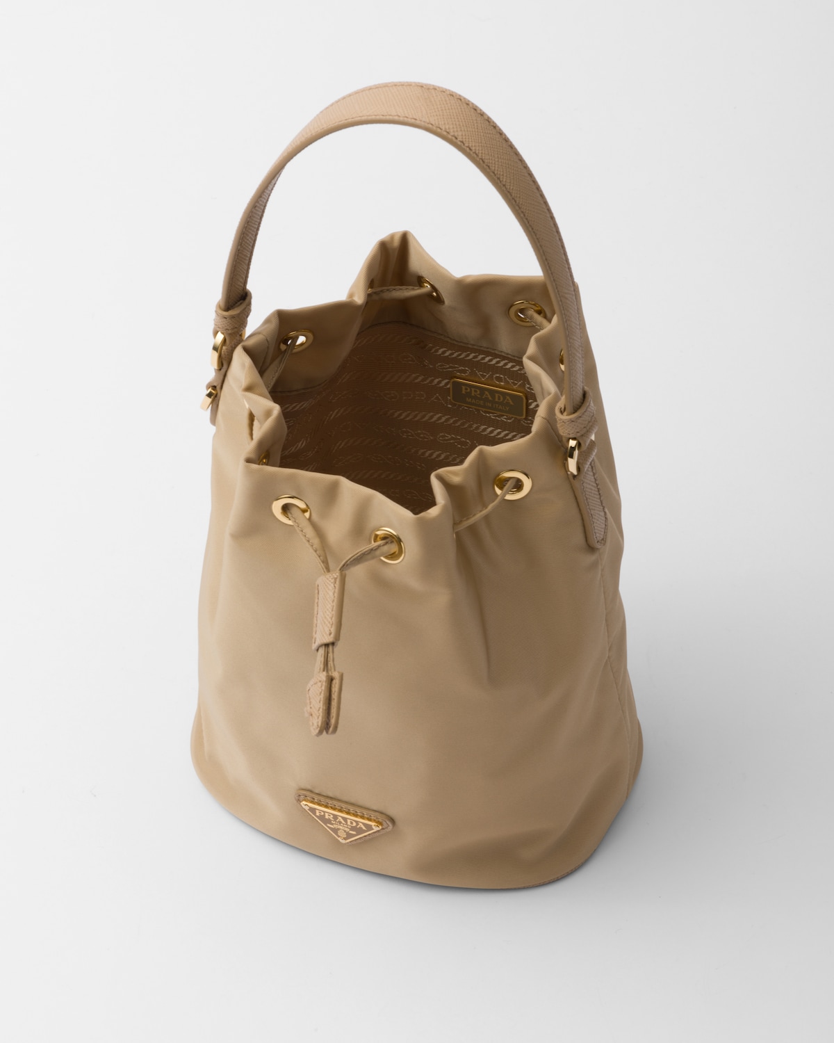 Camel Brown Prada Re-edition 1978 Mini Re-nylon Bag | PRADA - United States