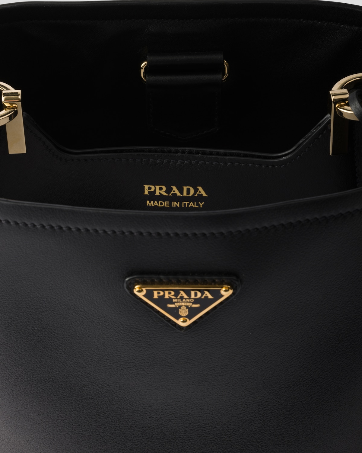 Black Medium Leather Bag | PRADA