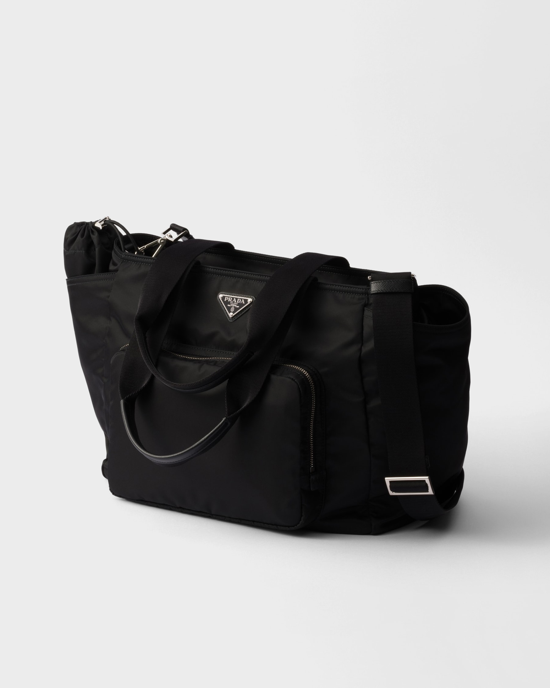 Black Prada Re-nylon Baby Bag | PRADA