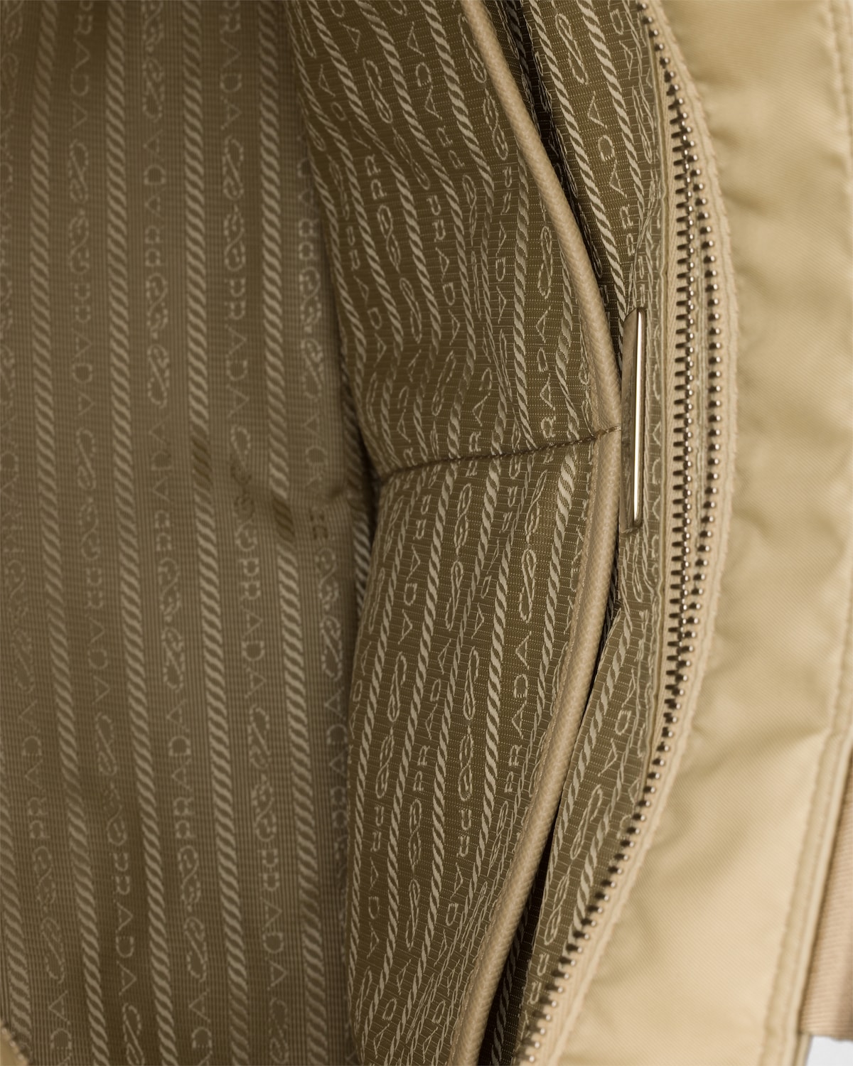 Desert Beige Prada Re-nylon Baby Bag | PRADA - United States