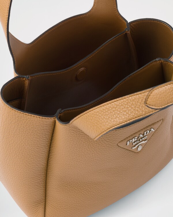Caramel Medium Leather Tote | PRADA