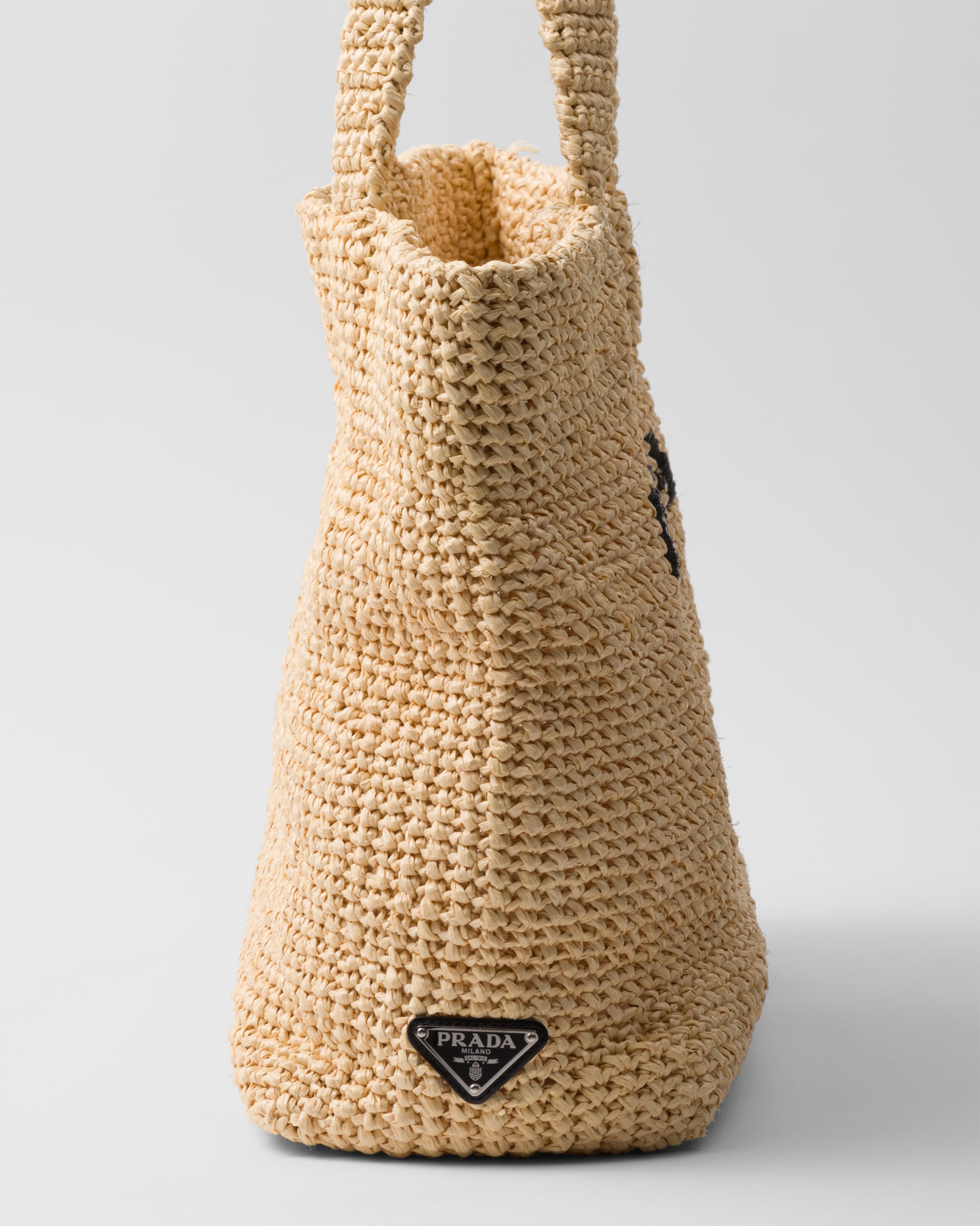 Natural Crochet Tote Bag | PRADA
