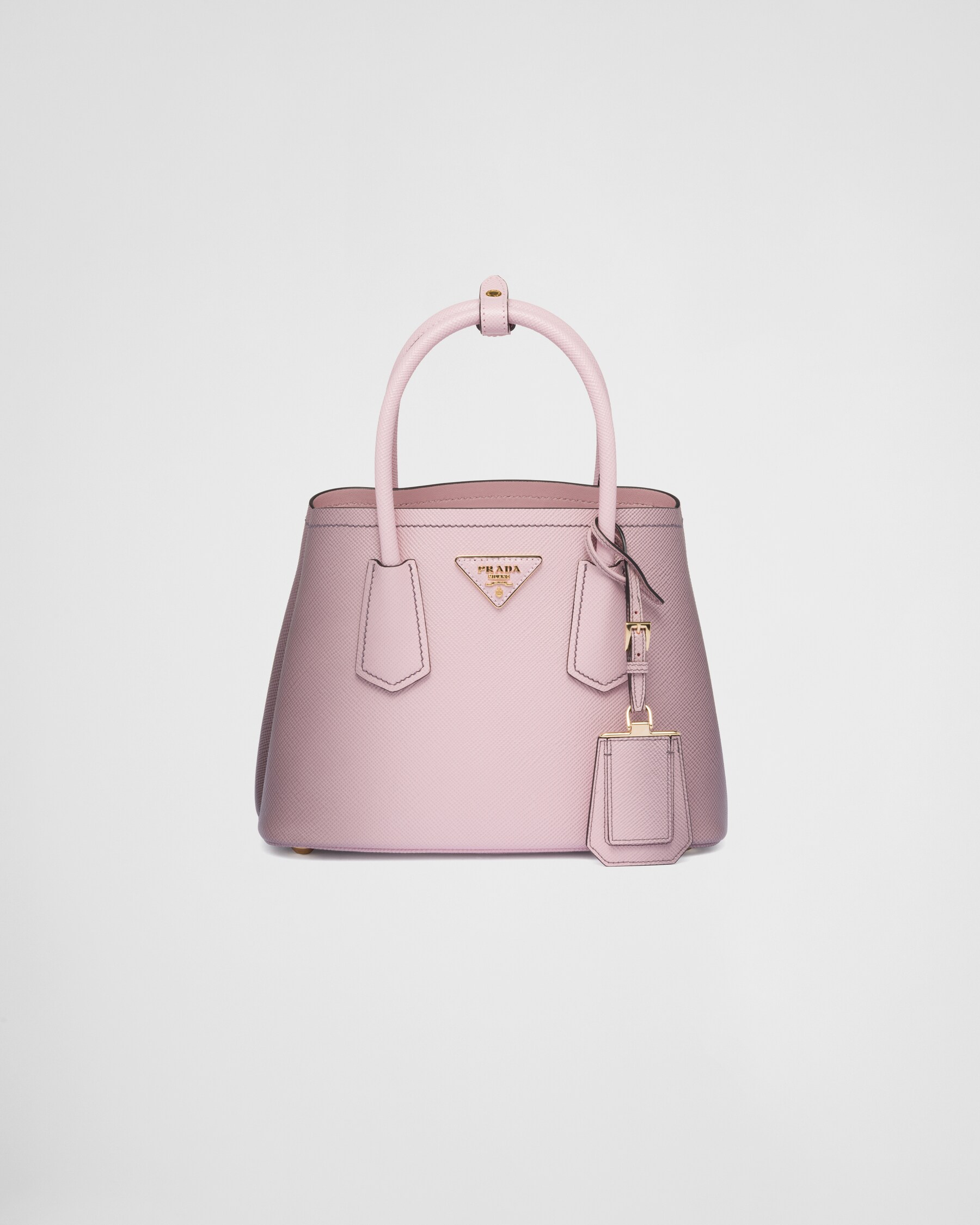 Gradient Alabaster Pink Prada Double Saffiano Leather Mini-bag | PRADA