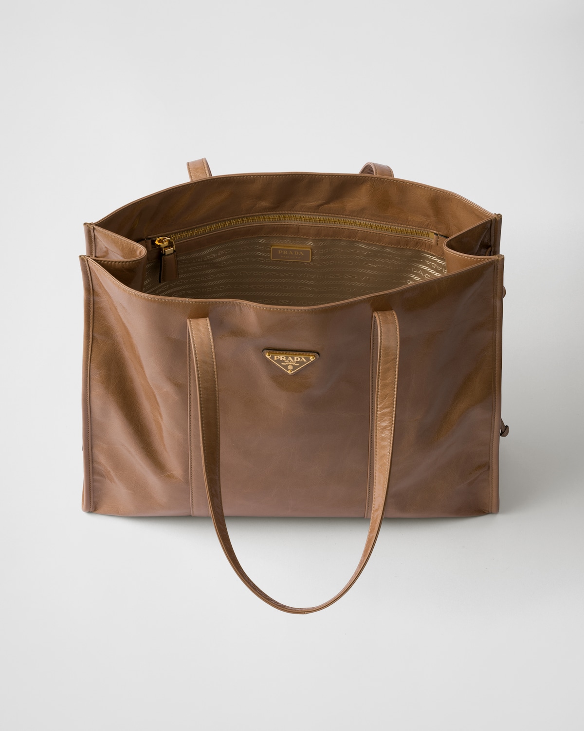 Cameo Large Leather Tote Bag | PRADA