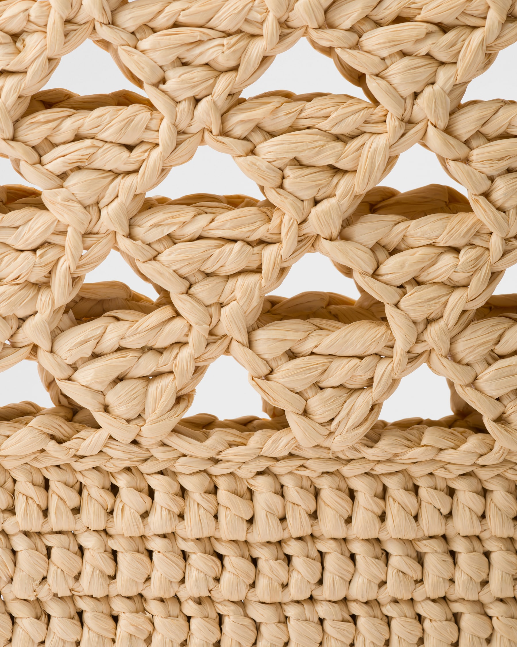 Natural Crochet Tote Bag | PRADA
